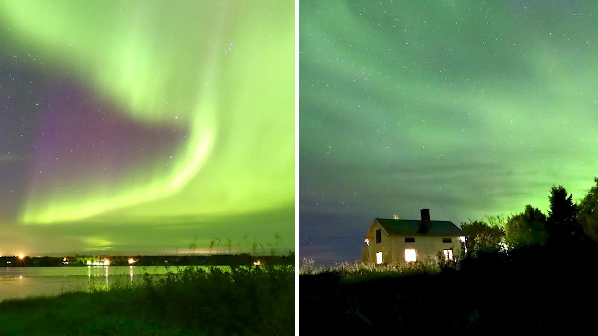 Ovanligt mycket norrsken på flera håll i natt: ”Helt galet”
