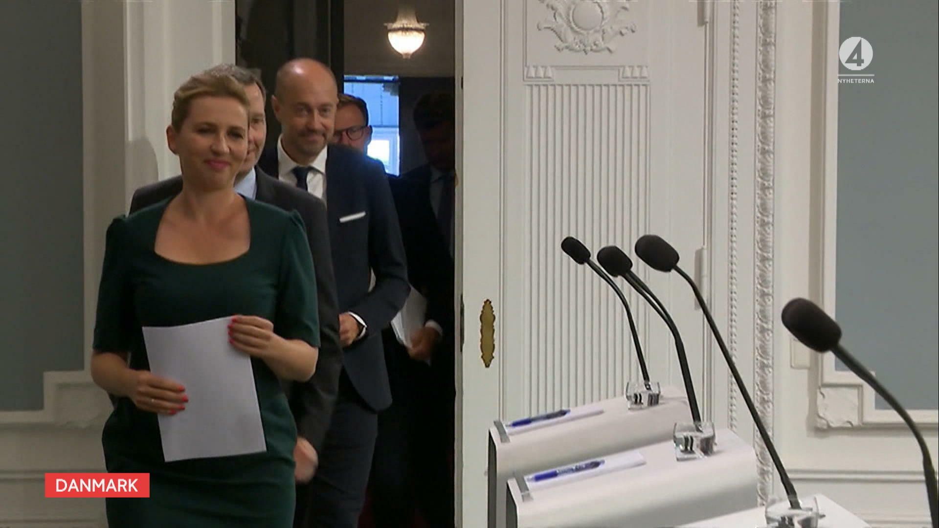 Danmarks statsminister Frederiksen väntas utlysa nyval