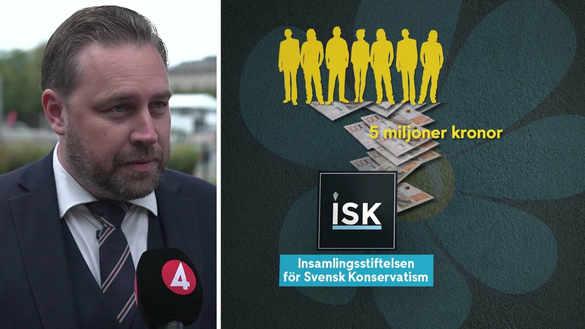 SD-toppens stiftelse tog emot miljoner i hemliga bidrag