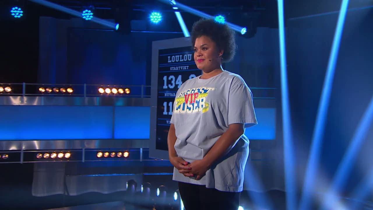 Loulou Lamotte väger in sig på finalen av Biggest loser VIP