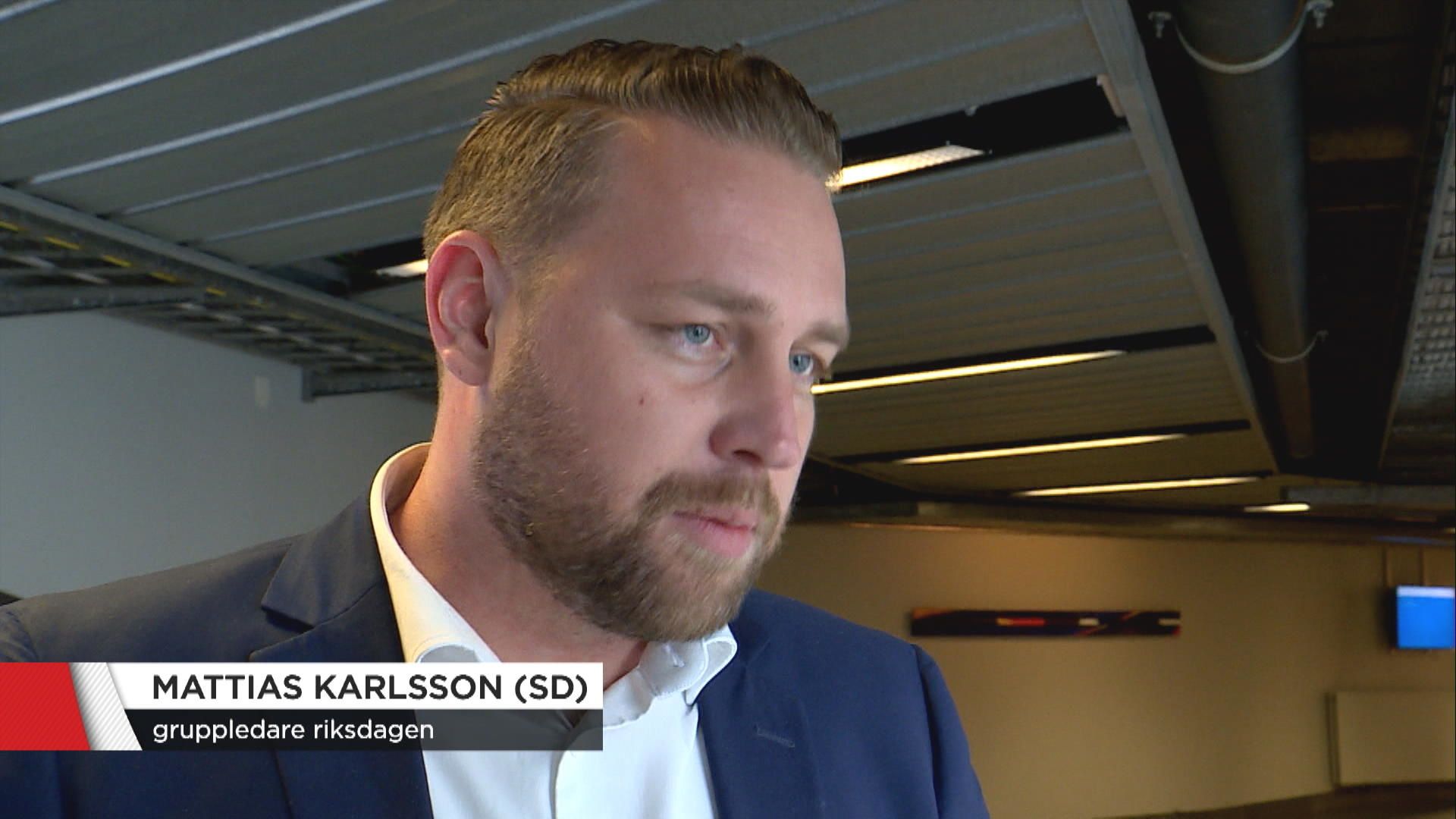 Mattias Karlsson (SD): "Inga officiella samtal pågår på p...