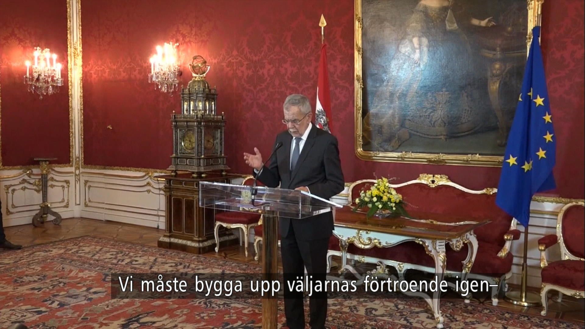 Österrikes president om nyval:"Måste bygga upp väljarnas ...
