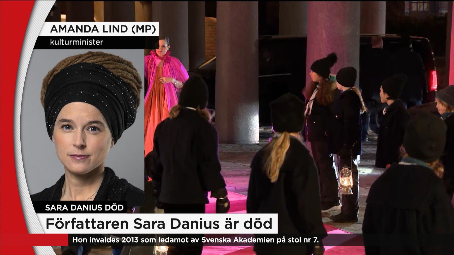 Kulturminister Amanda Lind: ”Sara var en unik kulturperso...