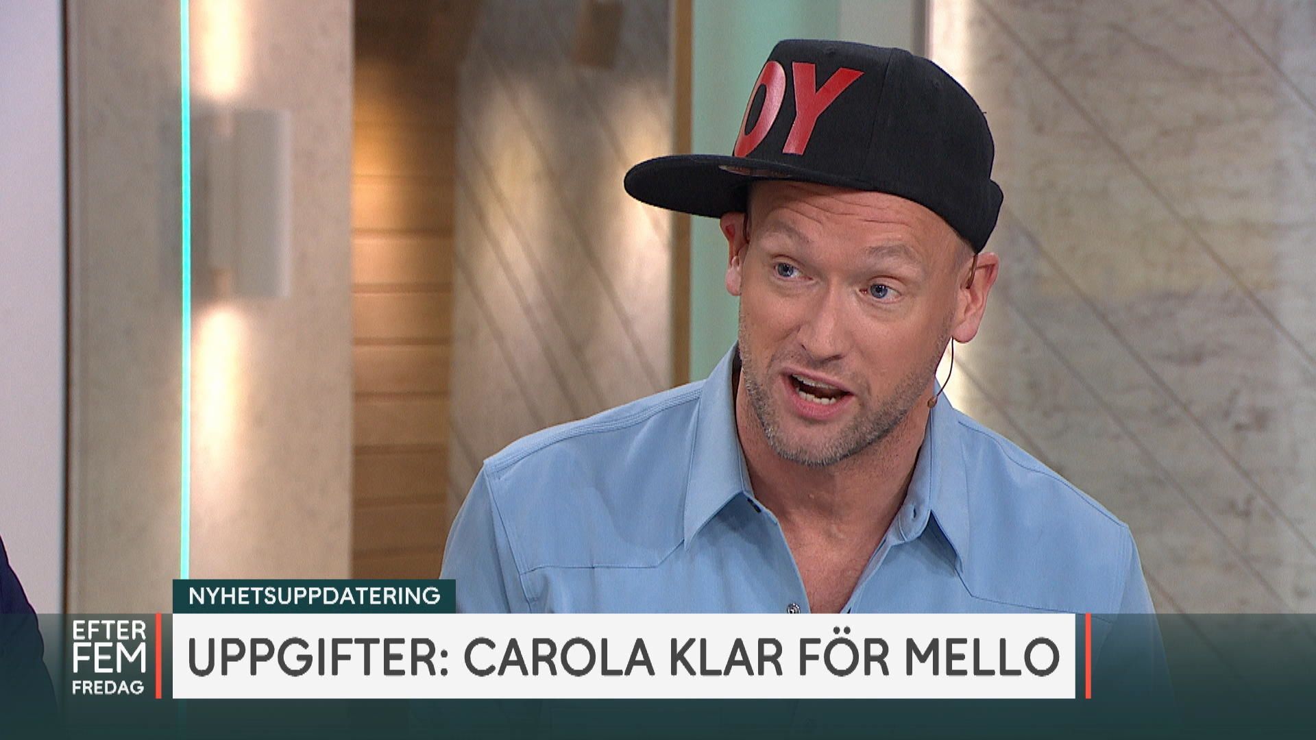 Carola dementerar uppgifterna om mello: ”Munkavel från SVT”