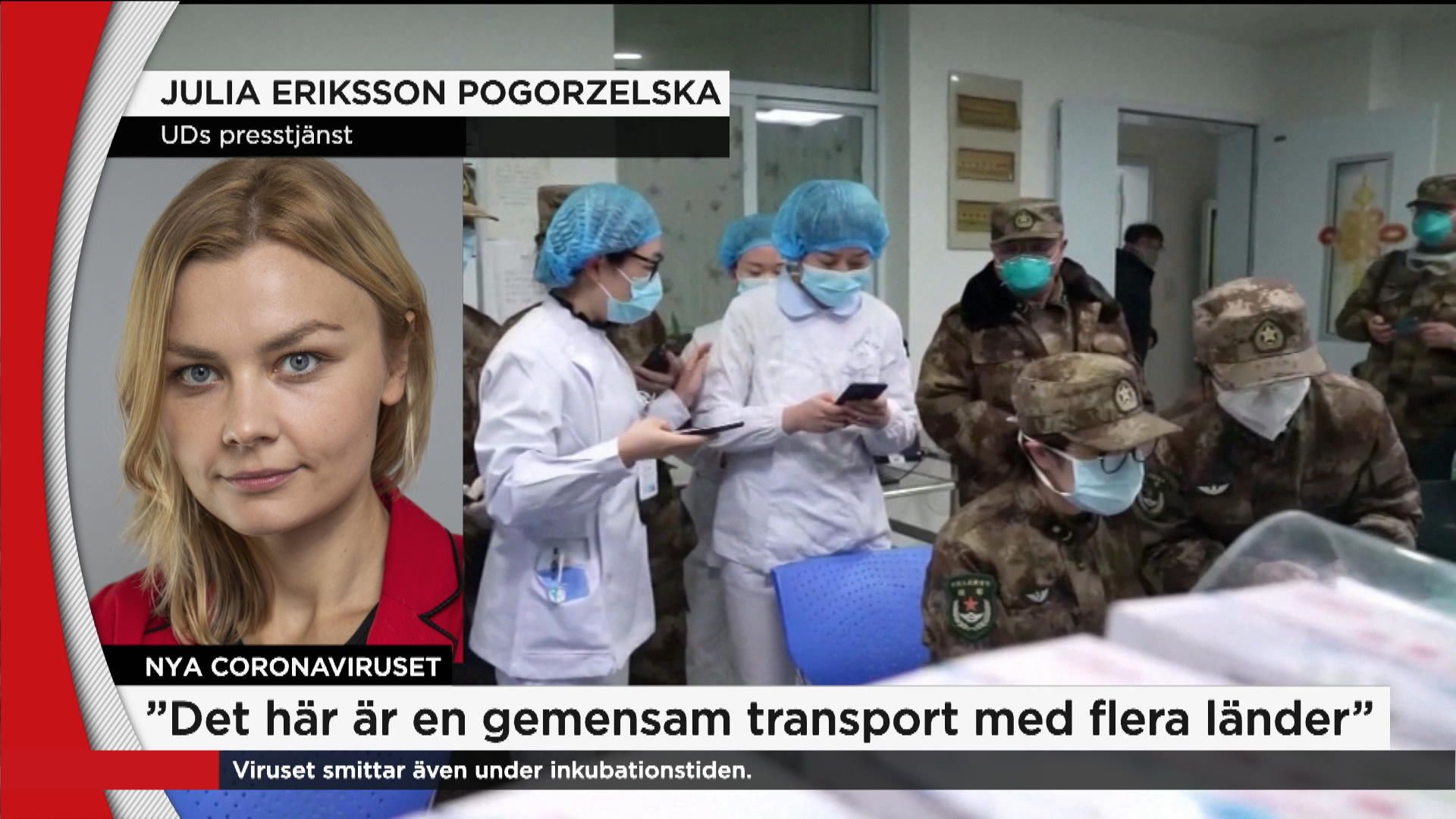 UD: "Det här är en gemensam transport med flera länder"