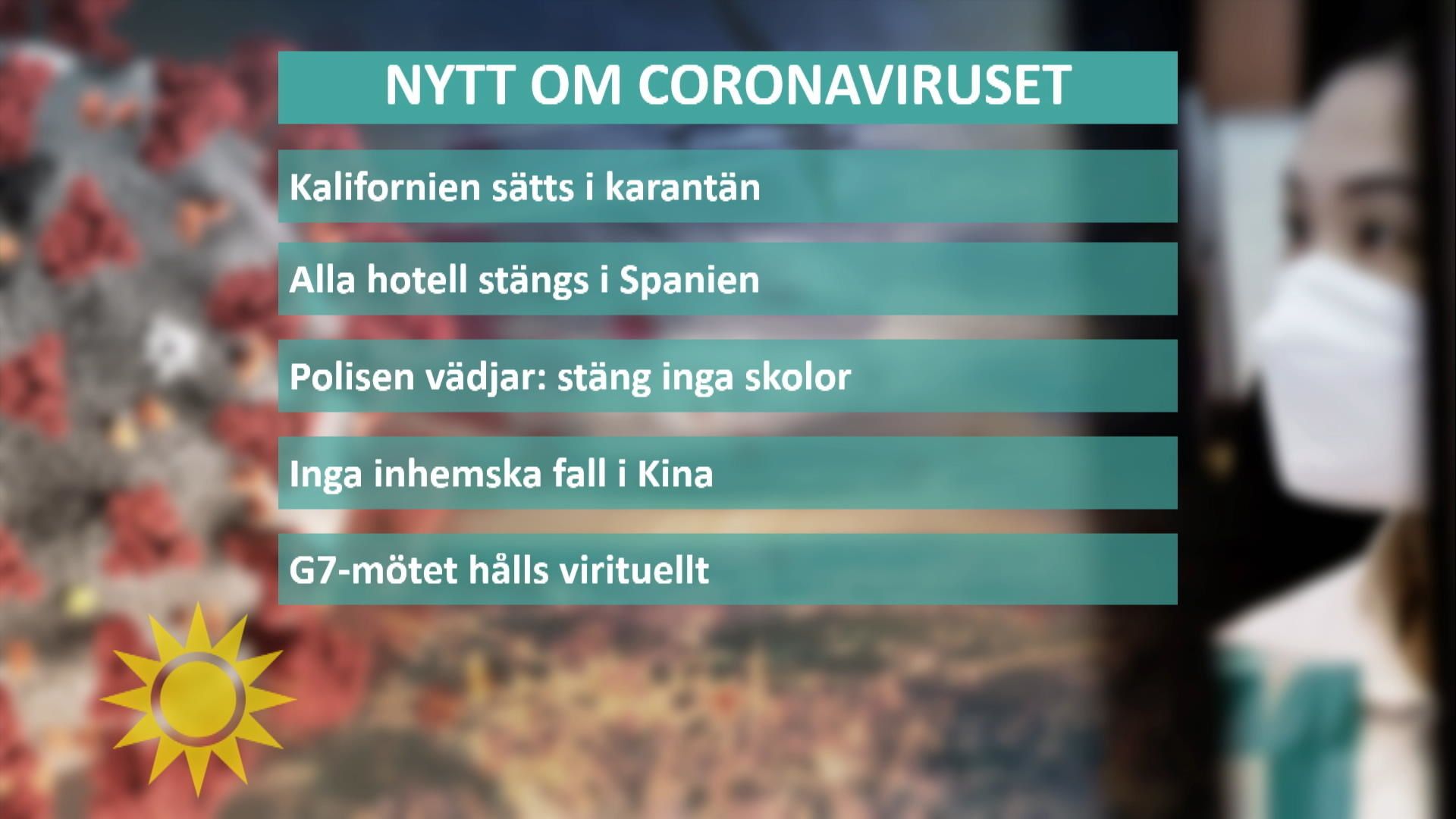 ”40 miljoner människor ska hållas inomhus”