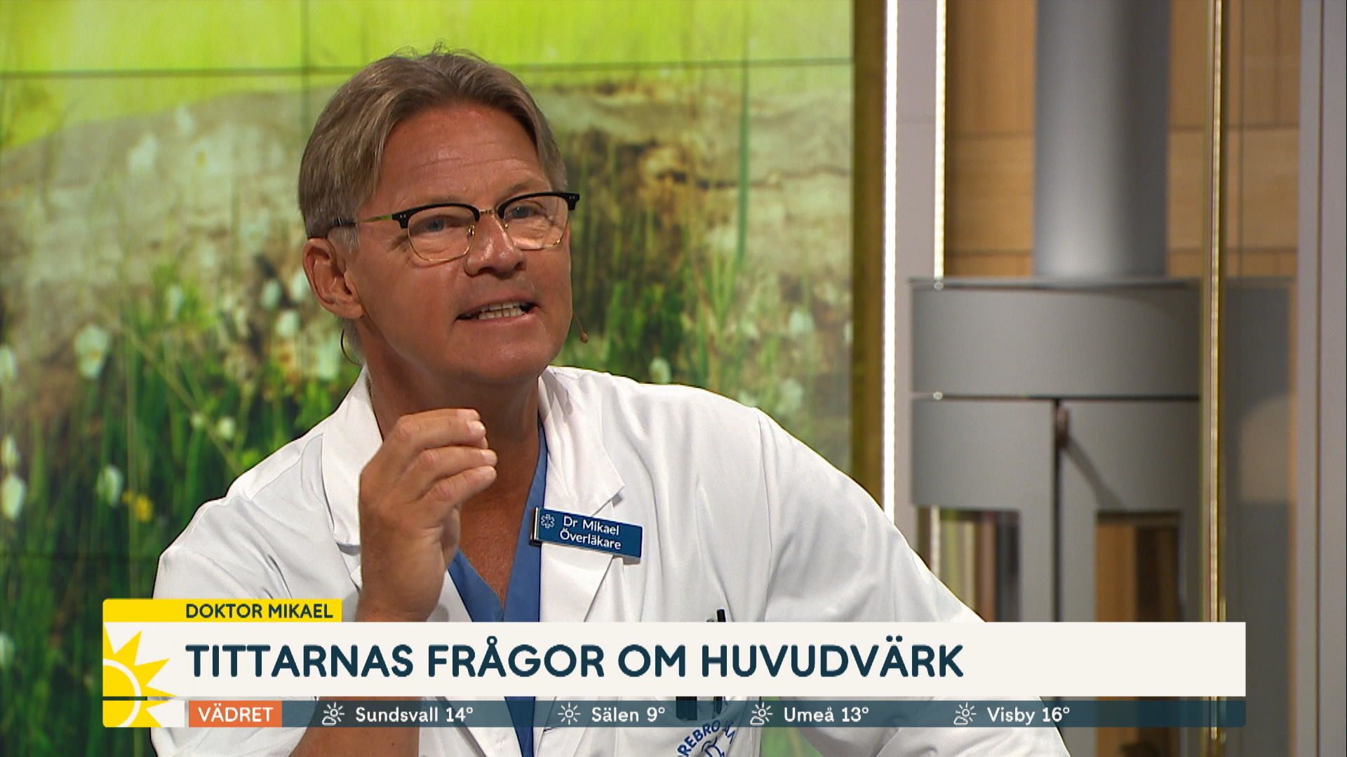 Dr Mikael svarar tittarna om huvudvärk: "Hög feber och hu...