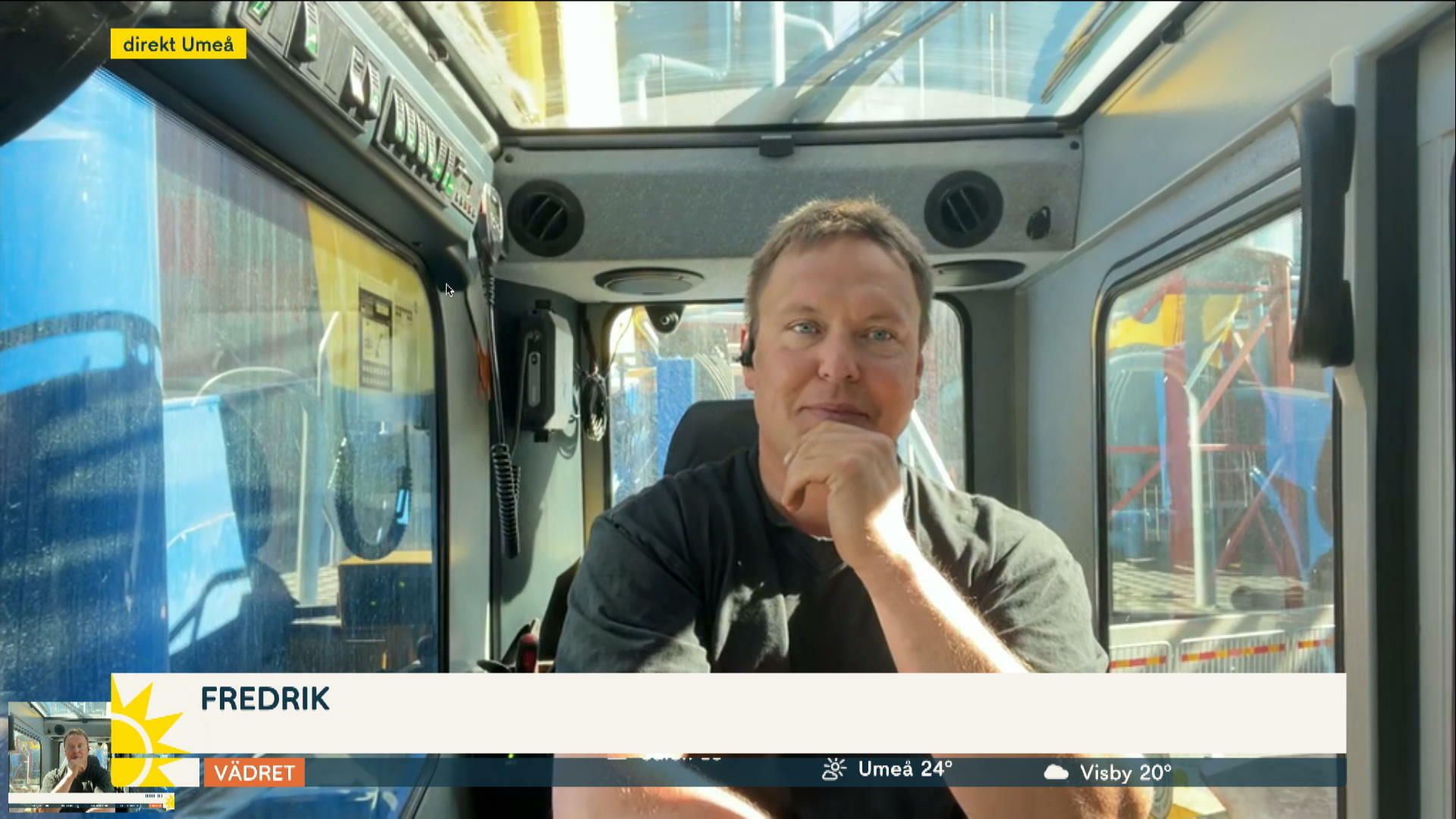 Dagens Triss: Skrapar direkt från styrhytten