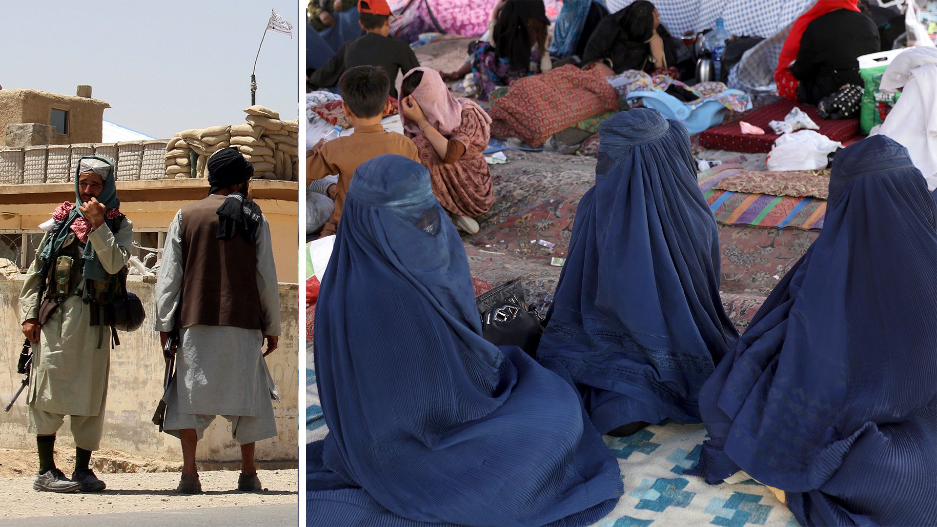 Afghanistans huvudstad Kabul snart omringad av talibaner