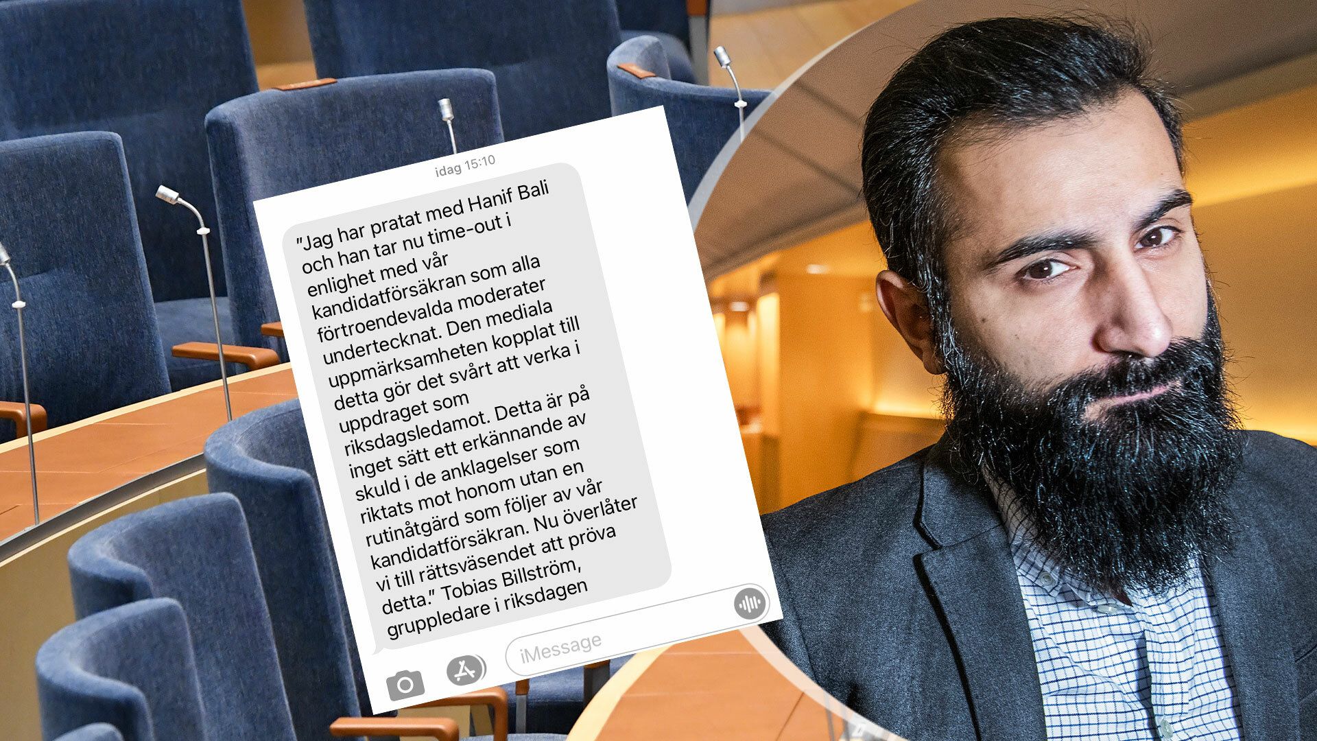 Hanif Bali tar timeout från politiken