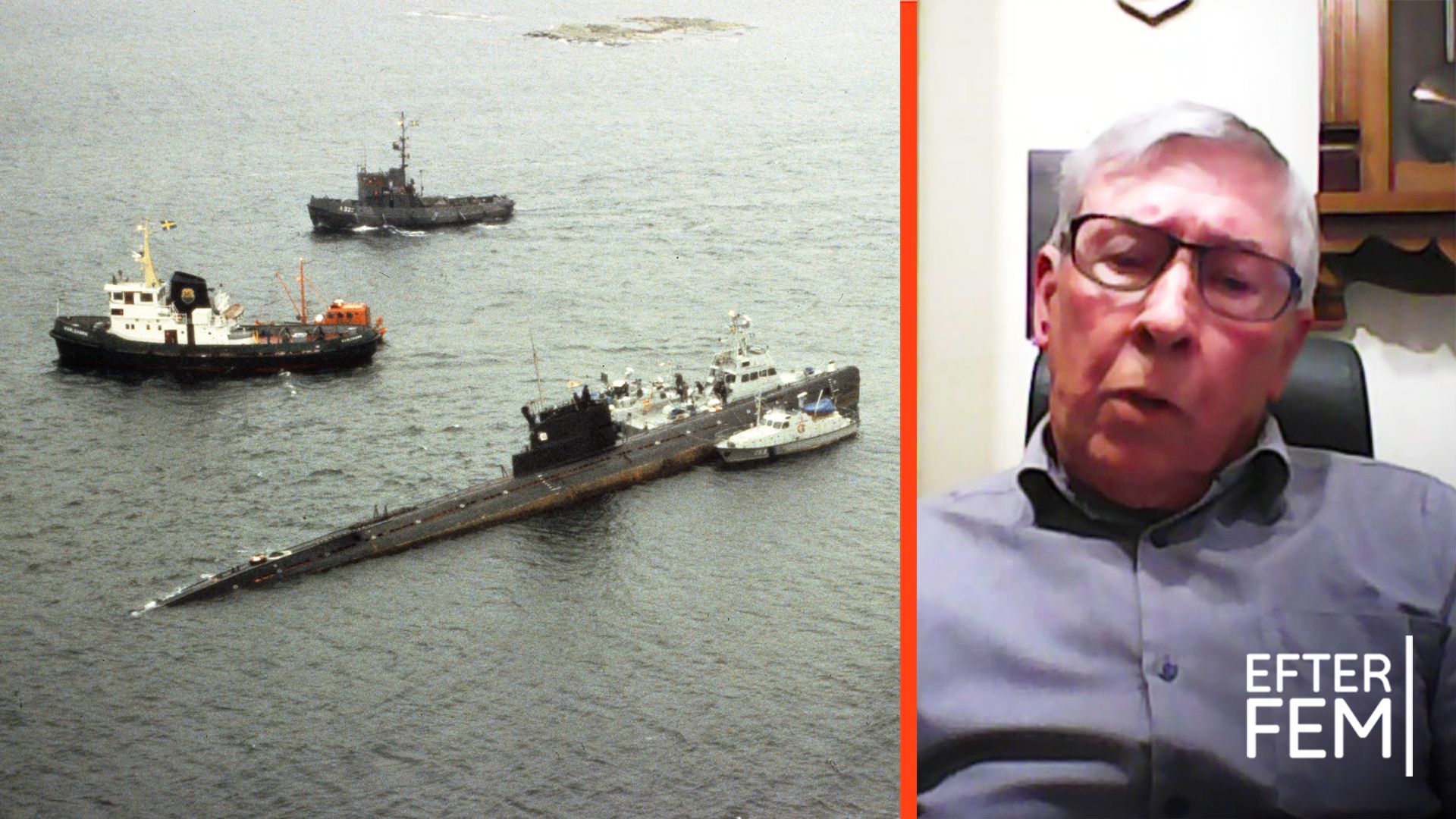 40 år sedan ryska ubåten U137 gick på grund i Karlskrona