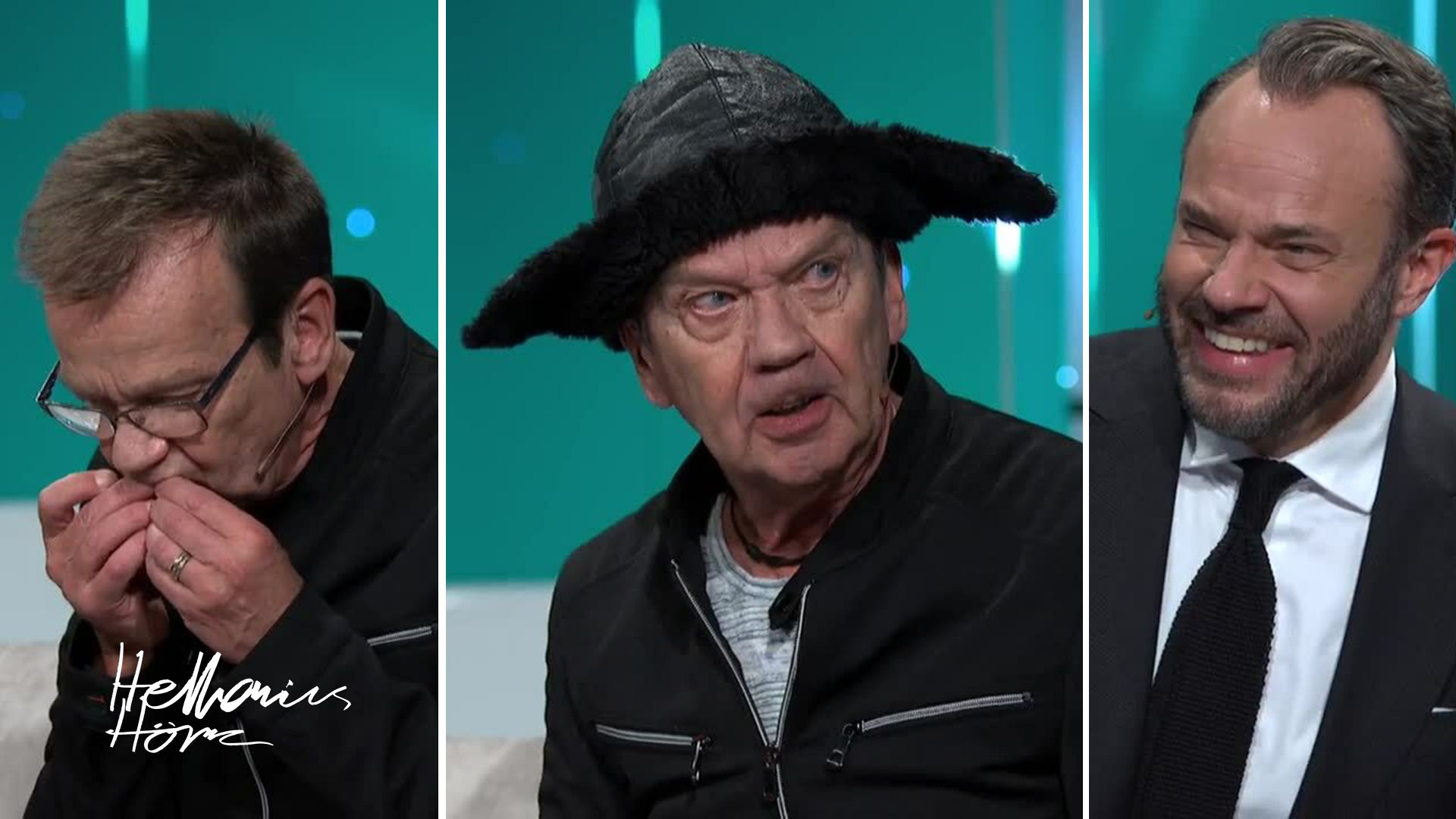 Björn Skifs gör Ernest från "Tack för kaffet" hos Hellenius