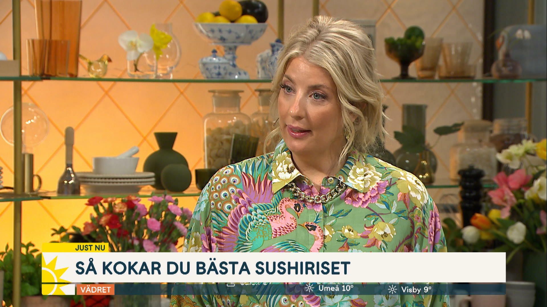 Frida Ronge visar hur du gör sushi på nordiska råvaror