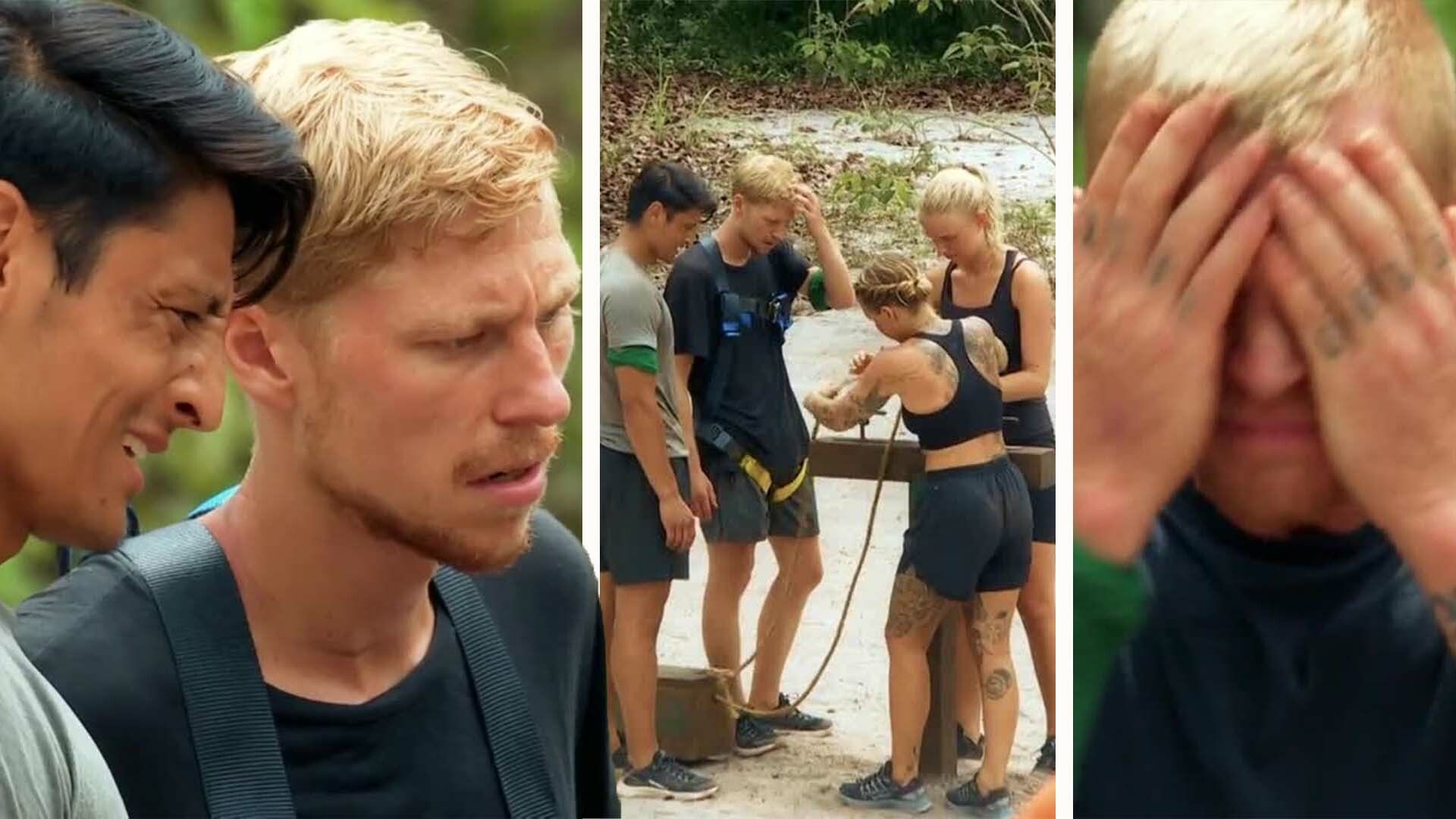 Här ger Robinson-laget upp – mitt i viktiga ödestävlingen