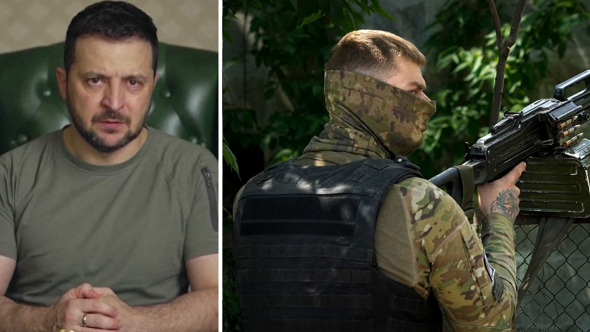 Zelenskyj efter ryska reträttbeskedet: ”Rör oss försiktigt”