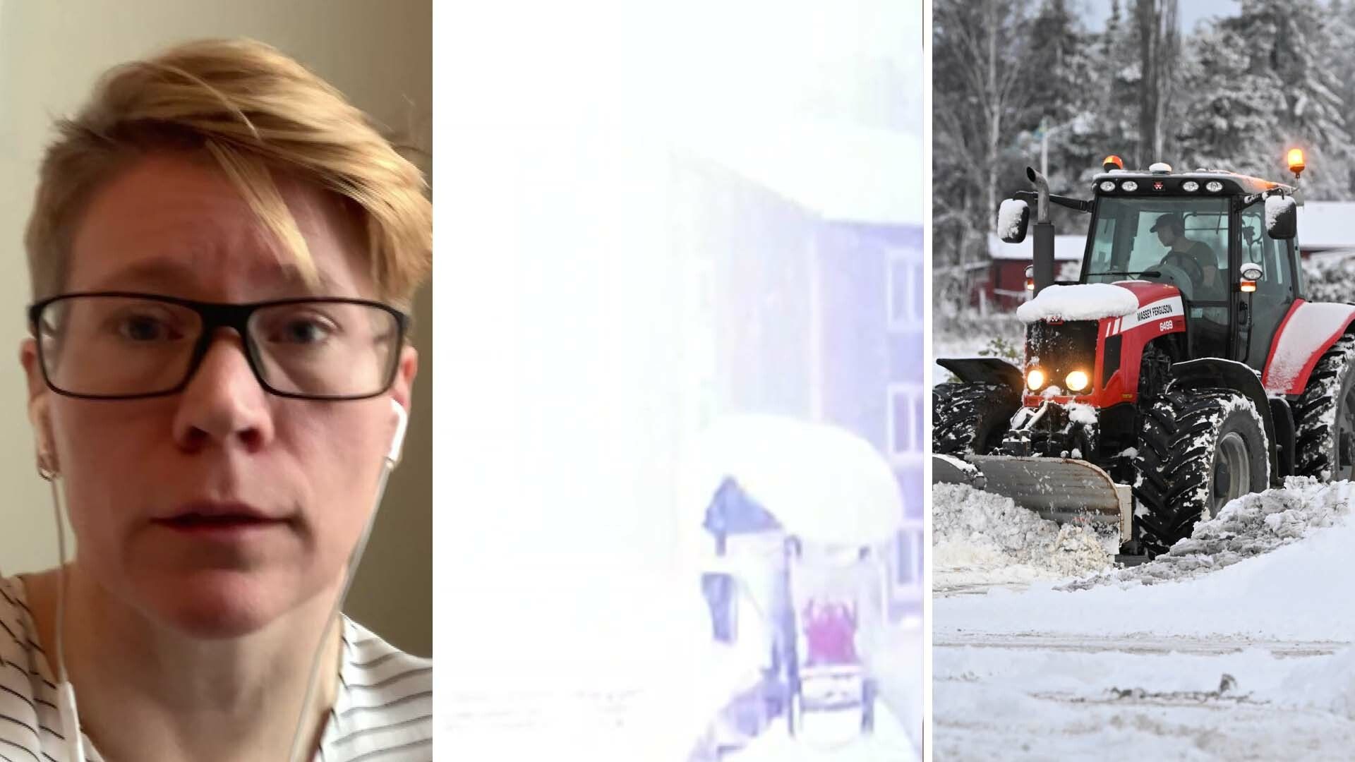 Stockholms snöröjning hinner inte med – maskiner trasiga