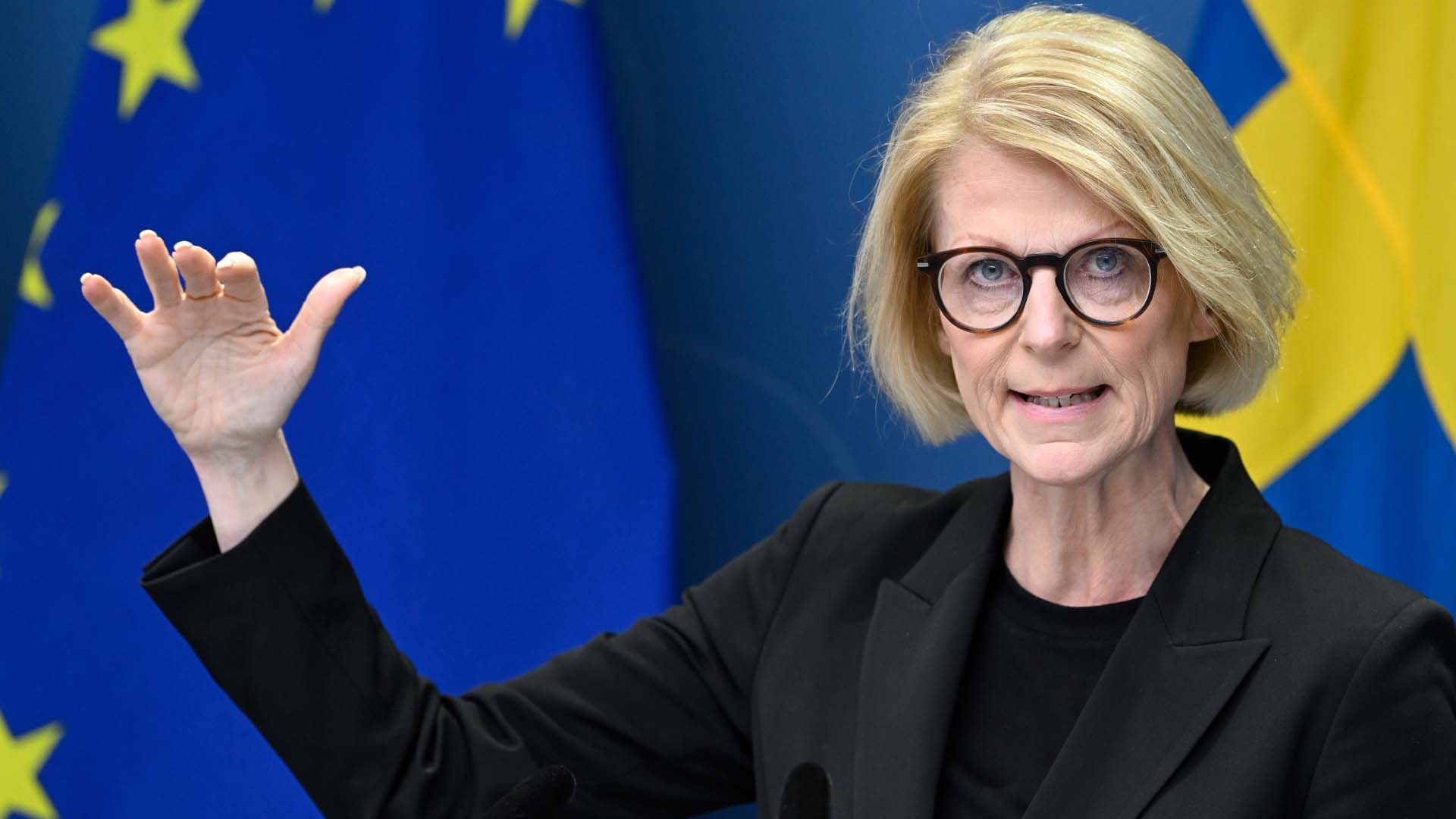Finansminister Elisabeth Svantesson om det ekonomiska läget