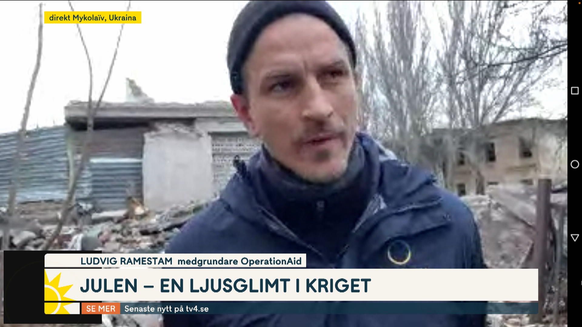 Så blir julen i Ukraina: ”Julklapparna från Sverige värme...