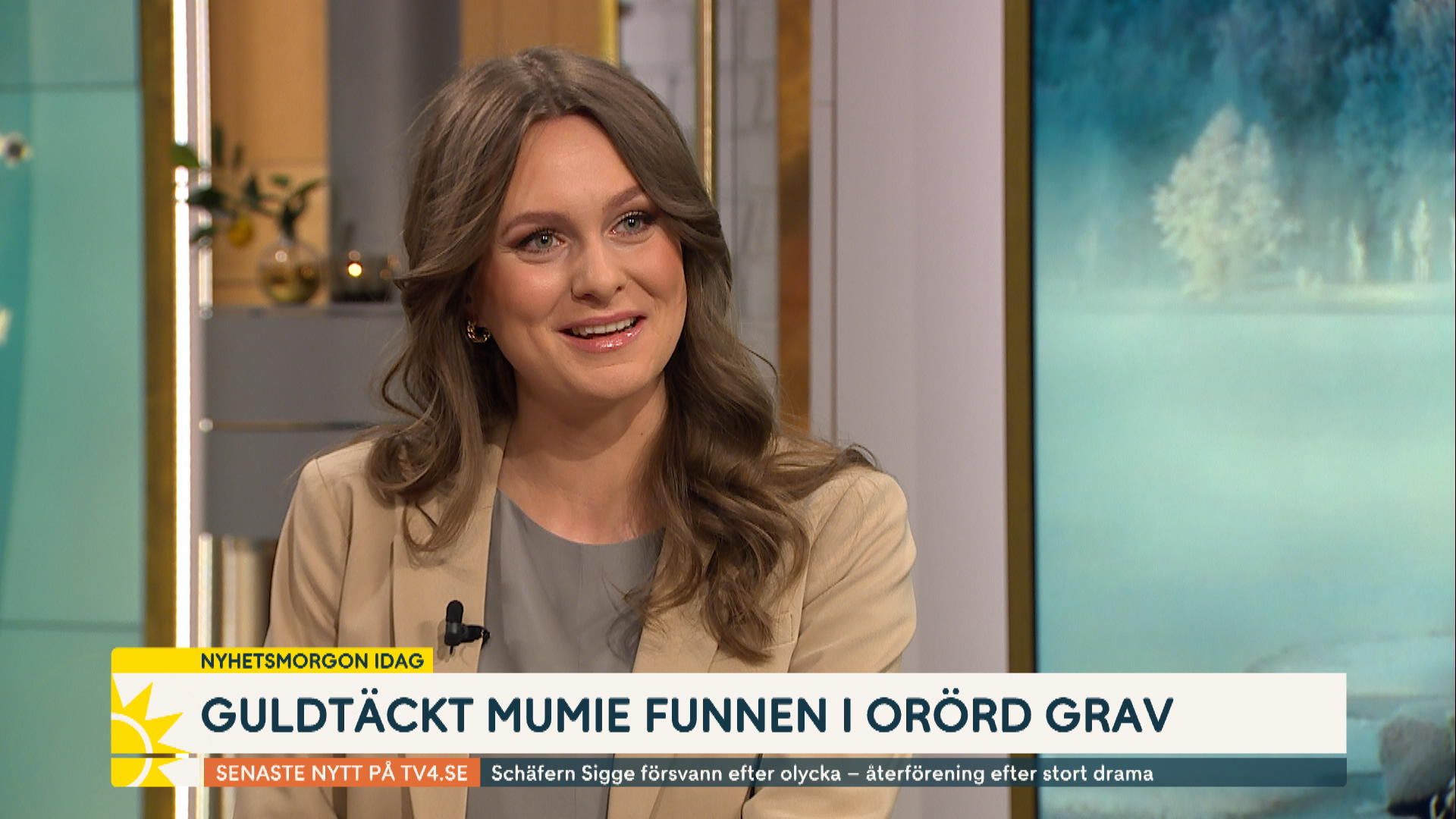 Guldtäckt mumie funnen i orörd grav: ”Inte öppnats på 430...