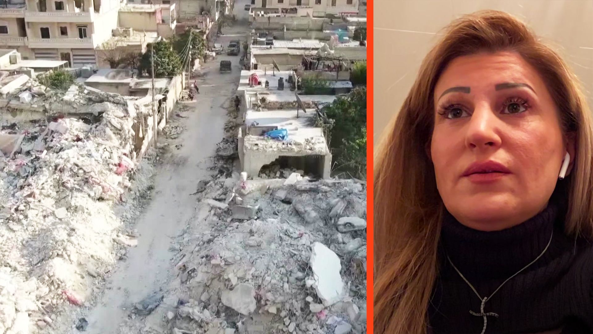 Hanans släktingar fast i Syrien efter skalven