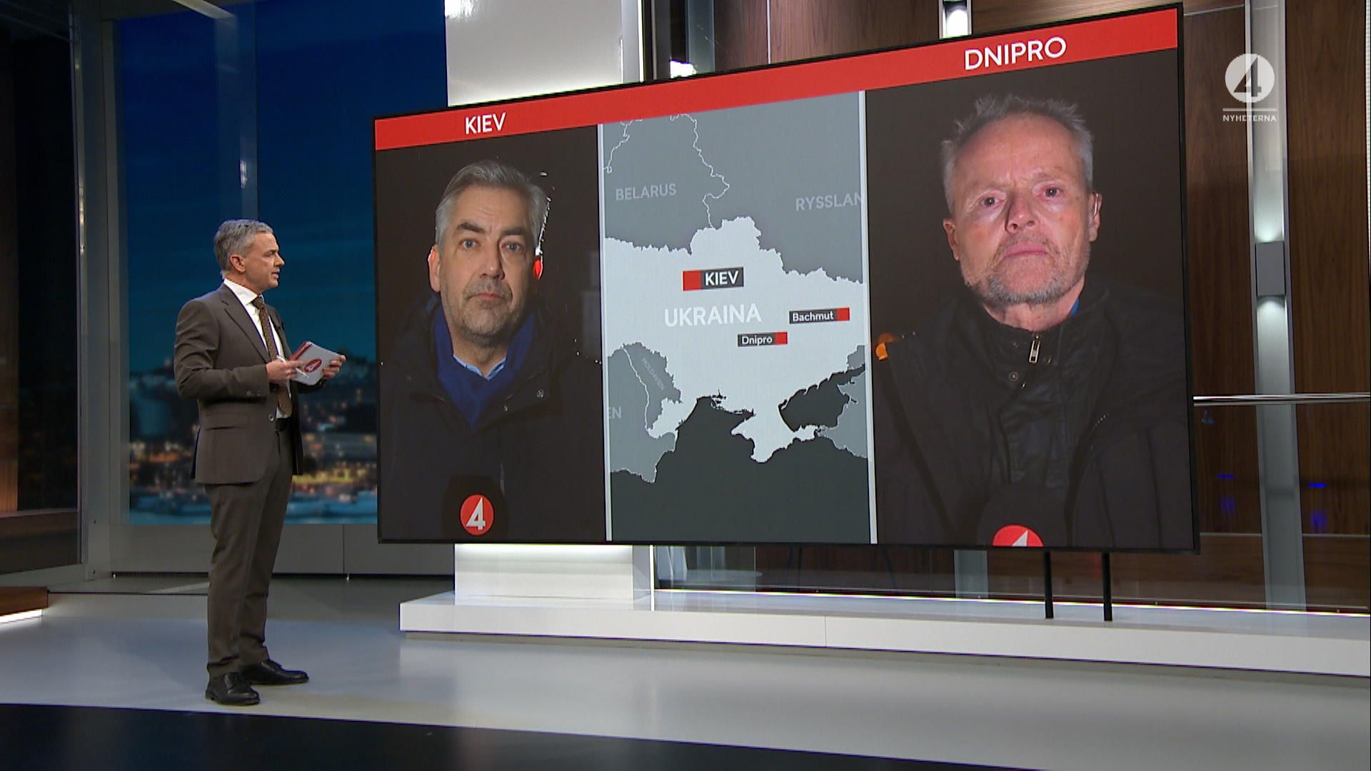 TV4 Nyheterna i Ukraina: ”Oro är svårt att mäta”