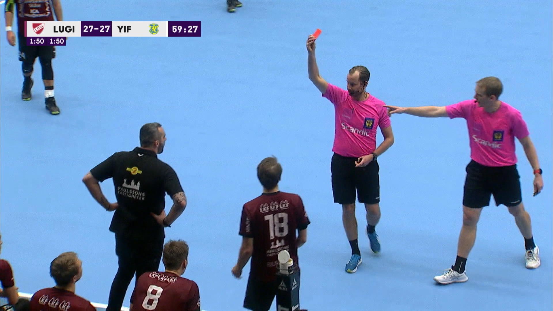 Lugi föll efter drama