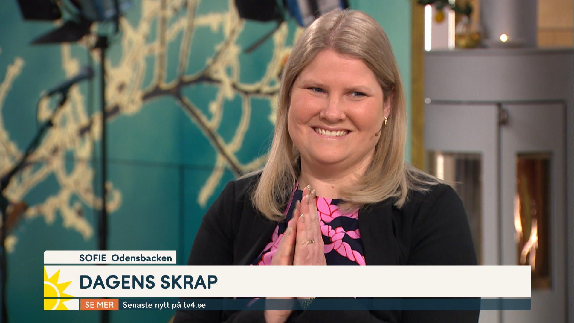 Dagens trissvinnare Sofie från Odensbacken hade vind i se...