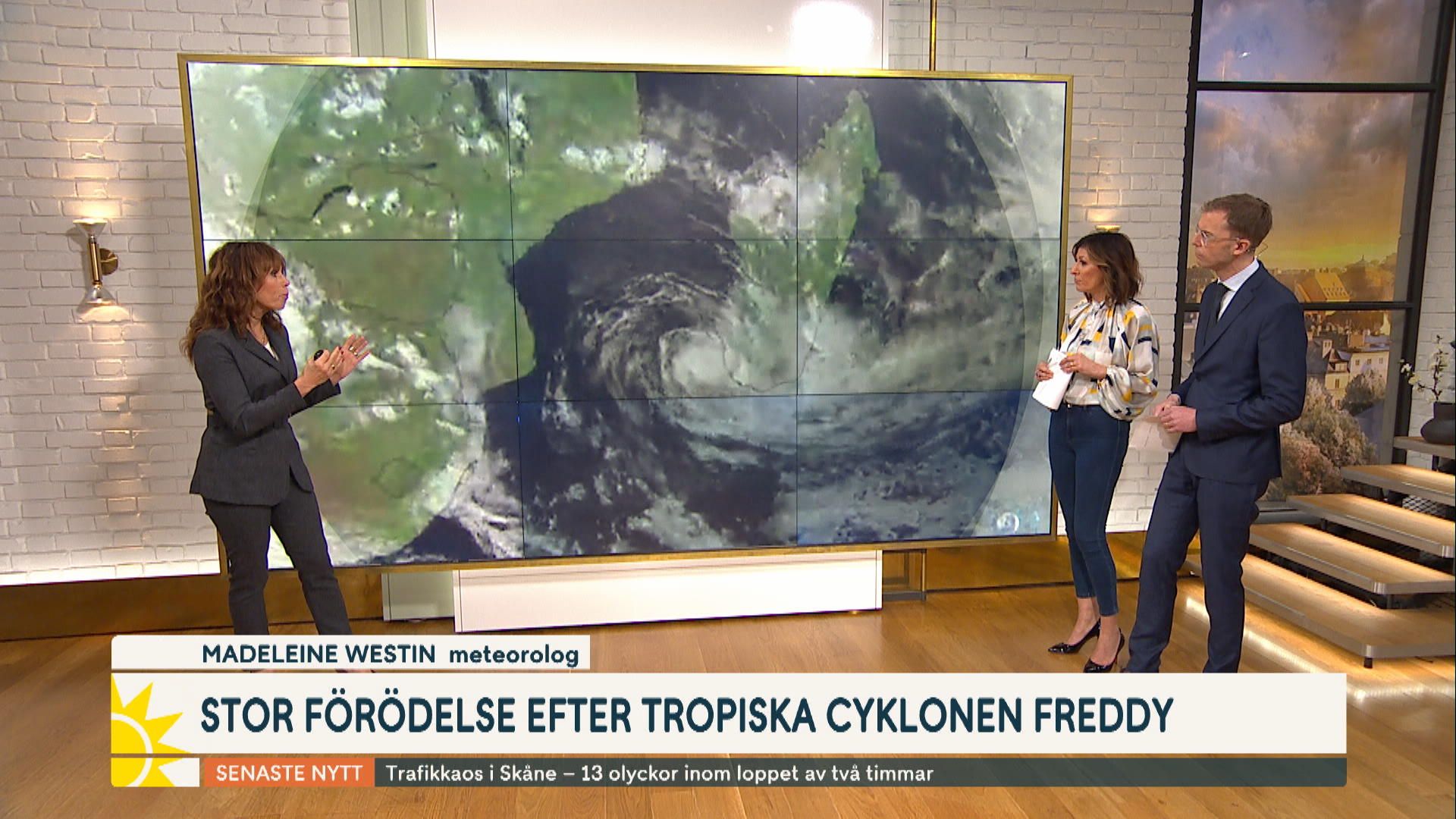 Väder-Madde om cyklonen Freddy: ”Katastrofläge”