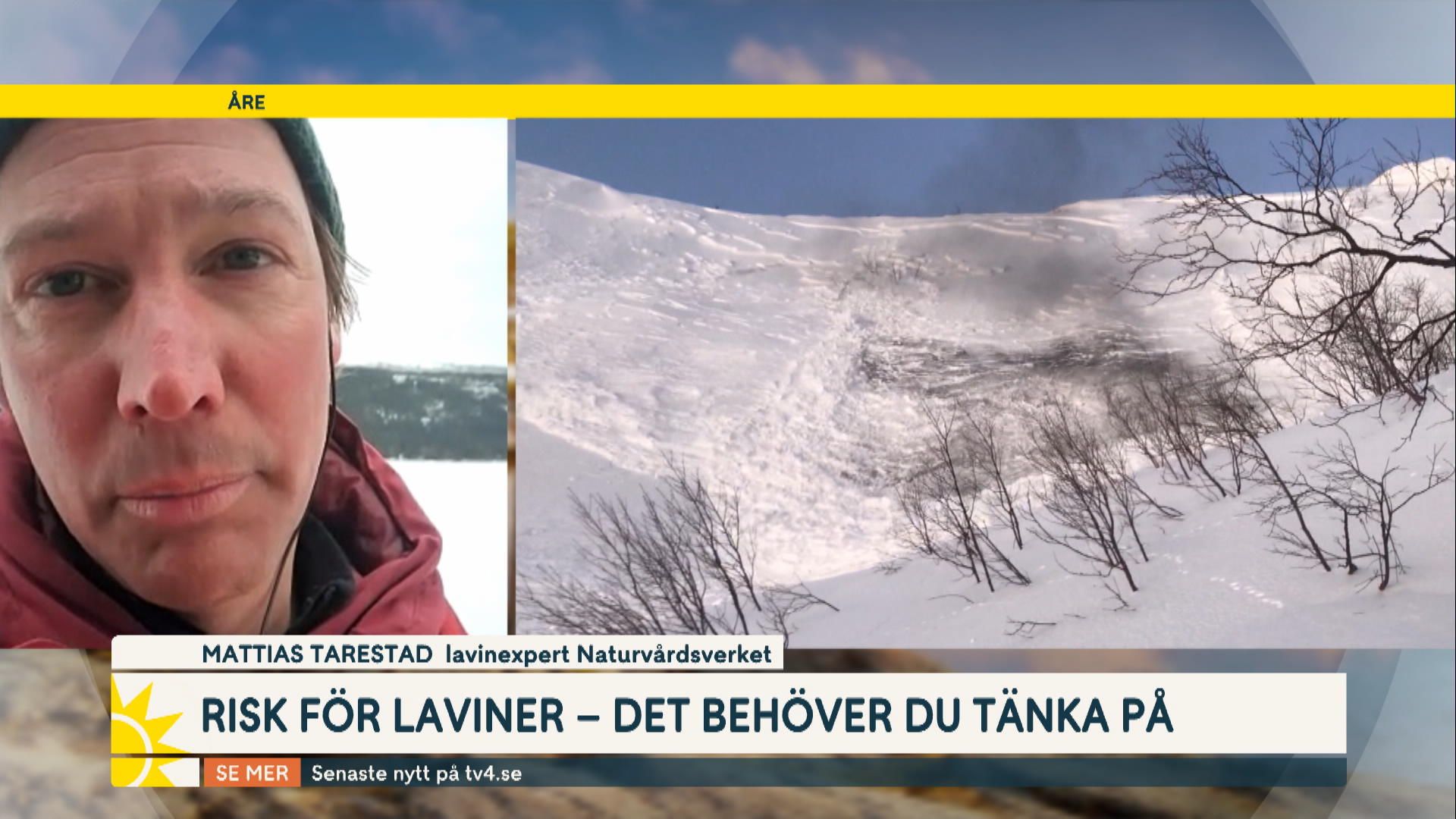 Risk för livsfarliga laviner ”Så åker du säkert”