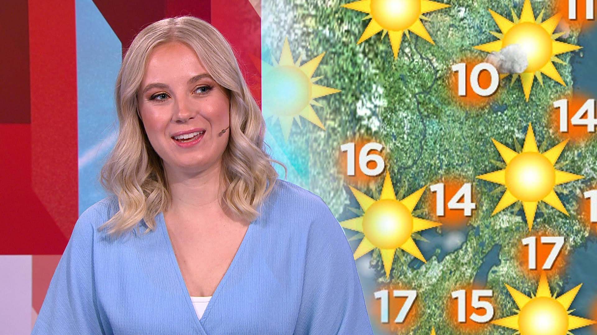 Soligt och varmt väder på ingång: ”Högtrycksbetonat”