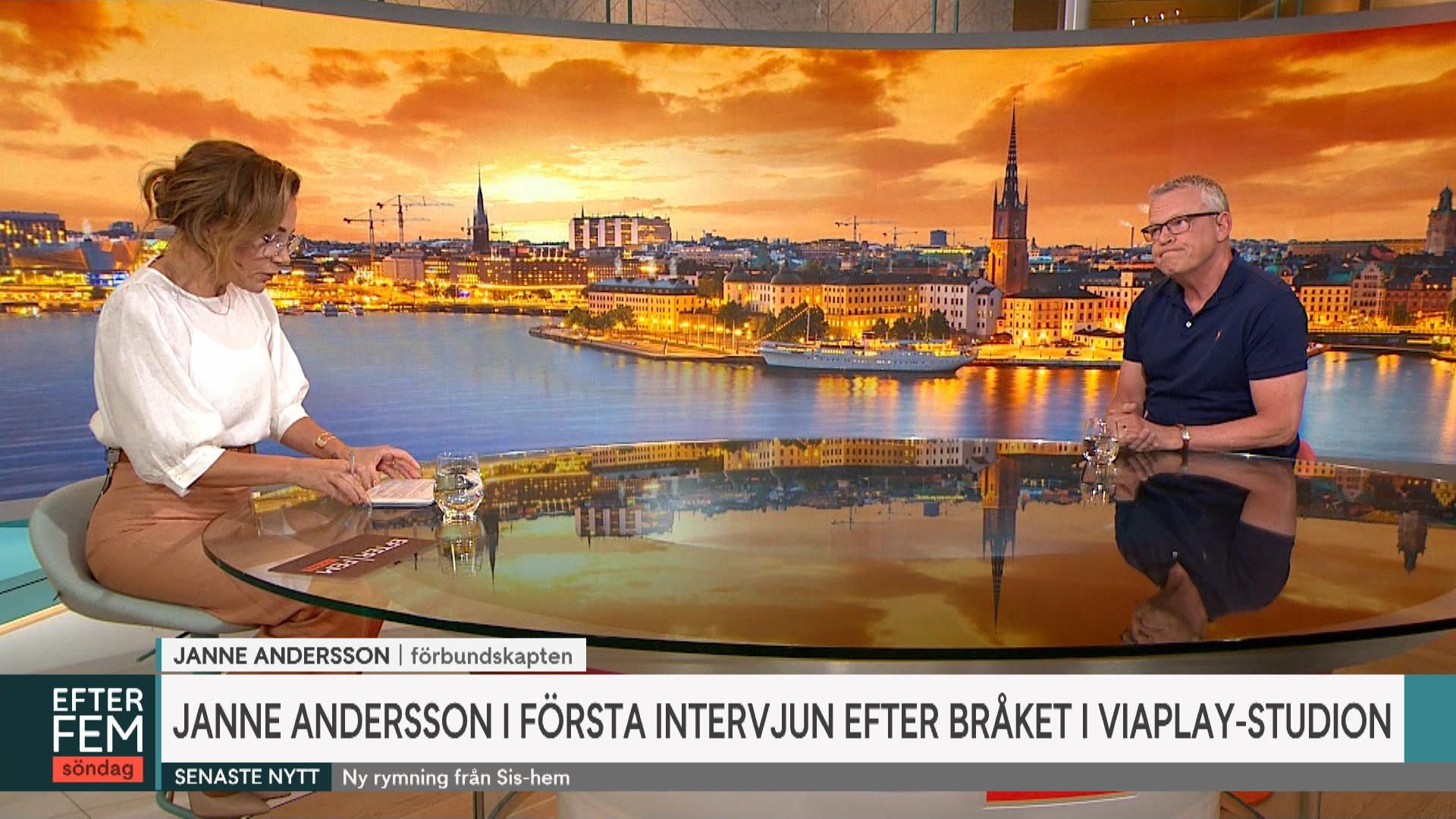 Se hela intervjun med Janne Andersson i Efter Fem - fotbollskanalen.se