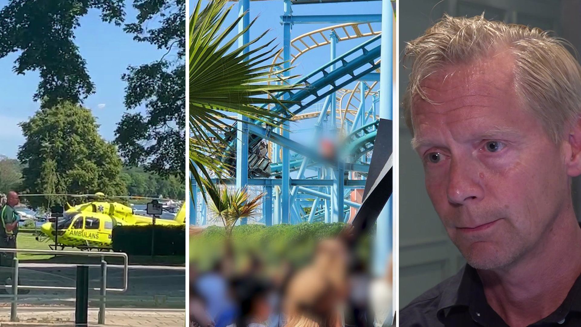 En död efter olycka på Jetline på Gröna Lund