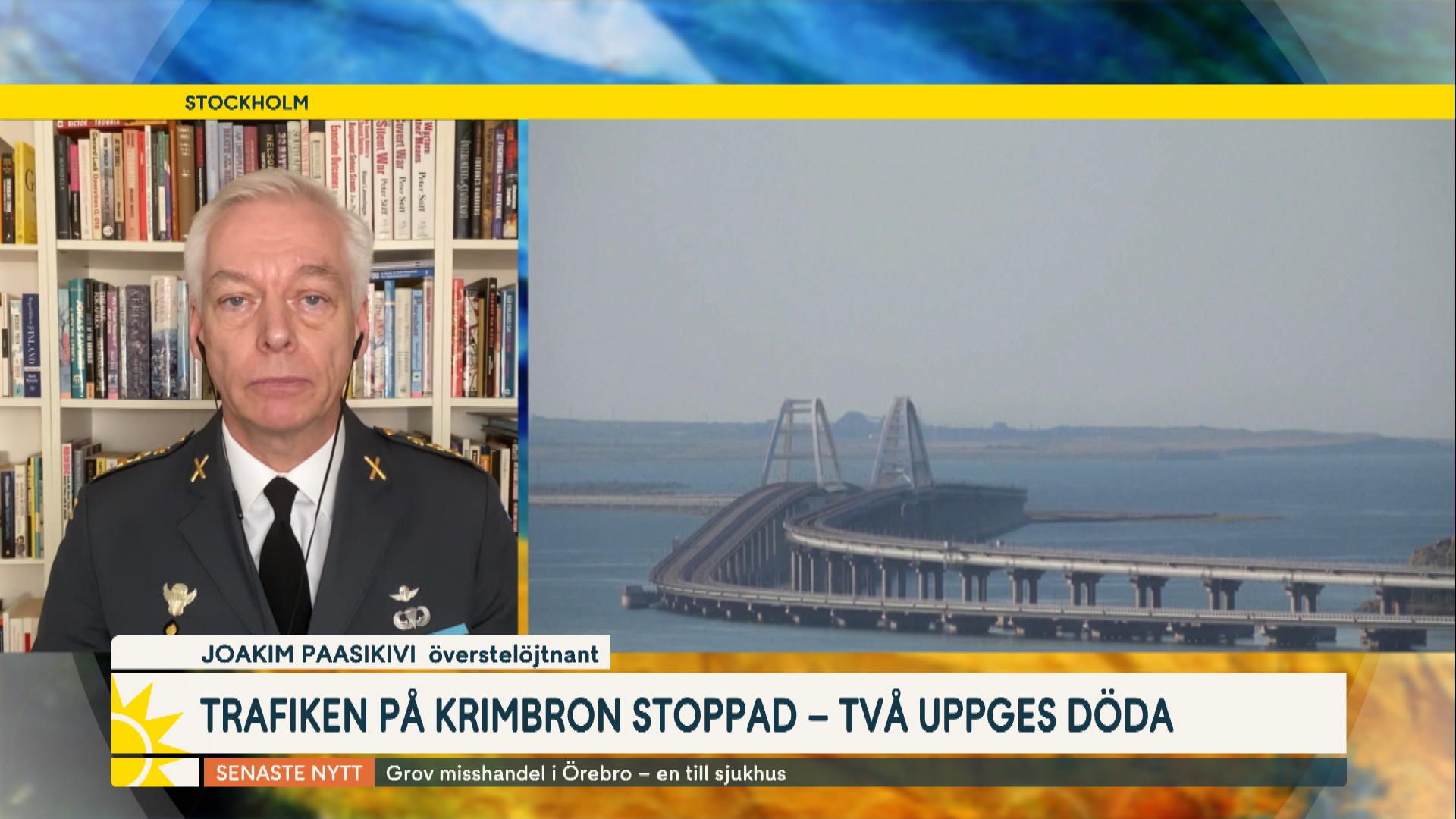 Paasikivi om explosionen på Krimbron: ”Hårt slag mot Ryss...