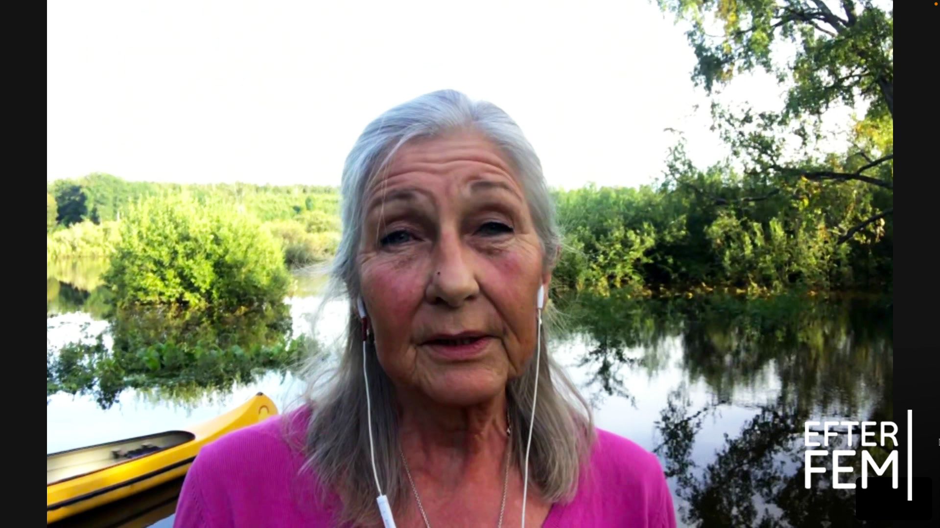 Britt-Maries tomt i Södra dylta utanför Örebro blev en ö