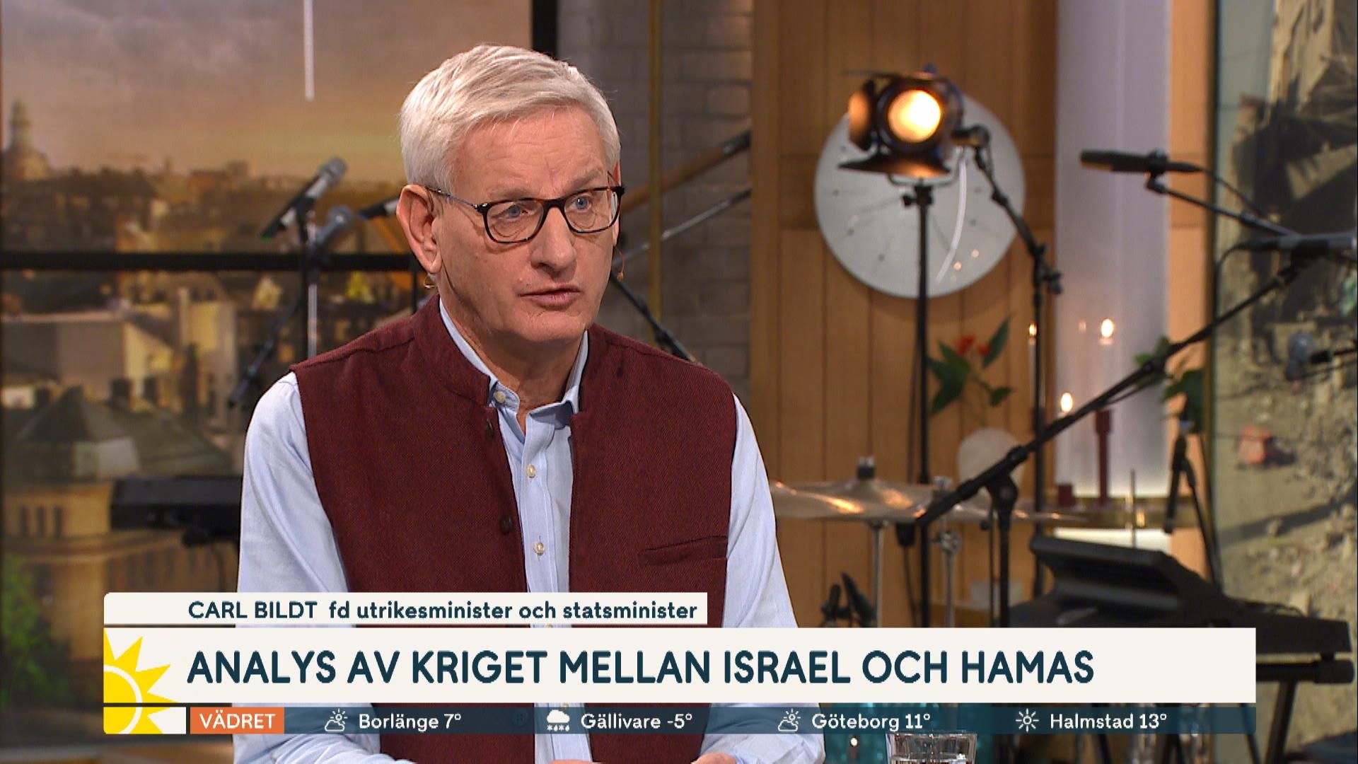 Carl Bildt om kriget mellan Israel och Hamas