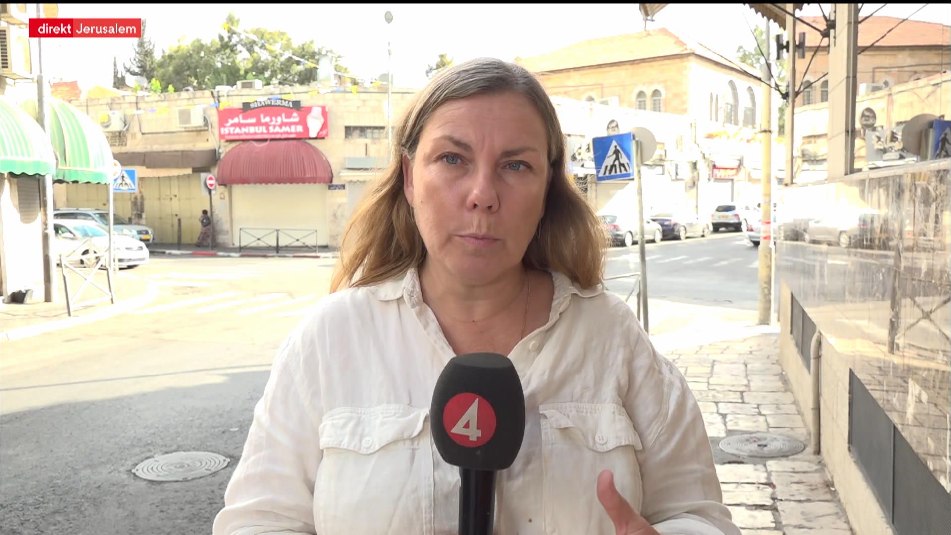 Terese Cristiansson på plats i Jerusalem: ”Otroligt spänt...