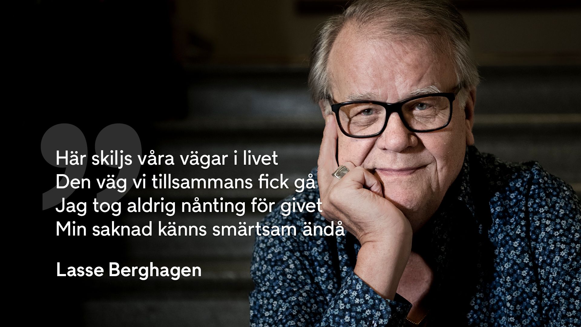 Lasse Berghagen är död