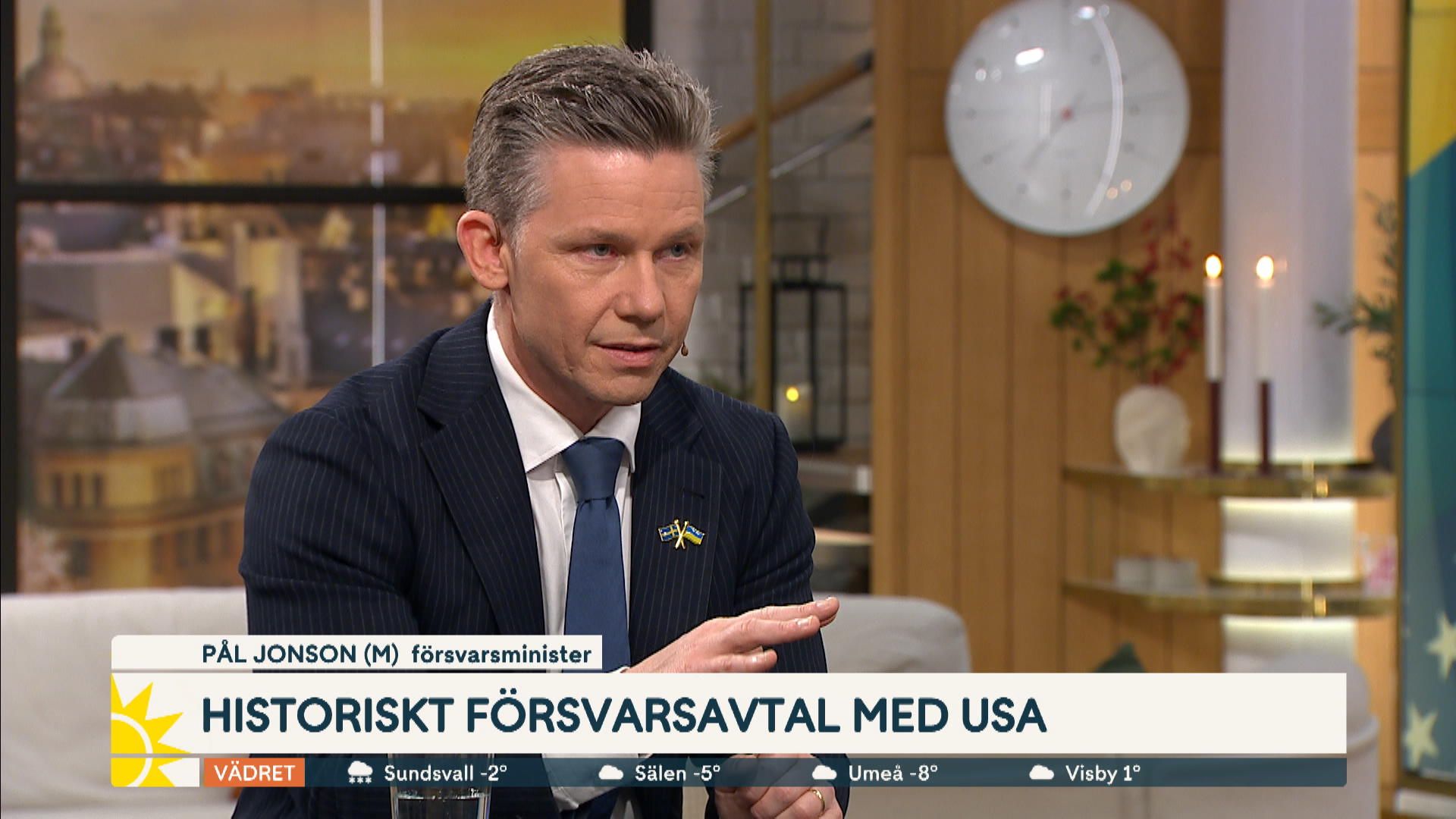Försvarsministern: Det innebär historiska avtalet med USA