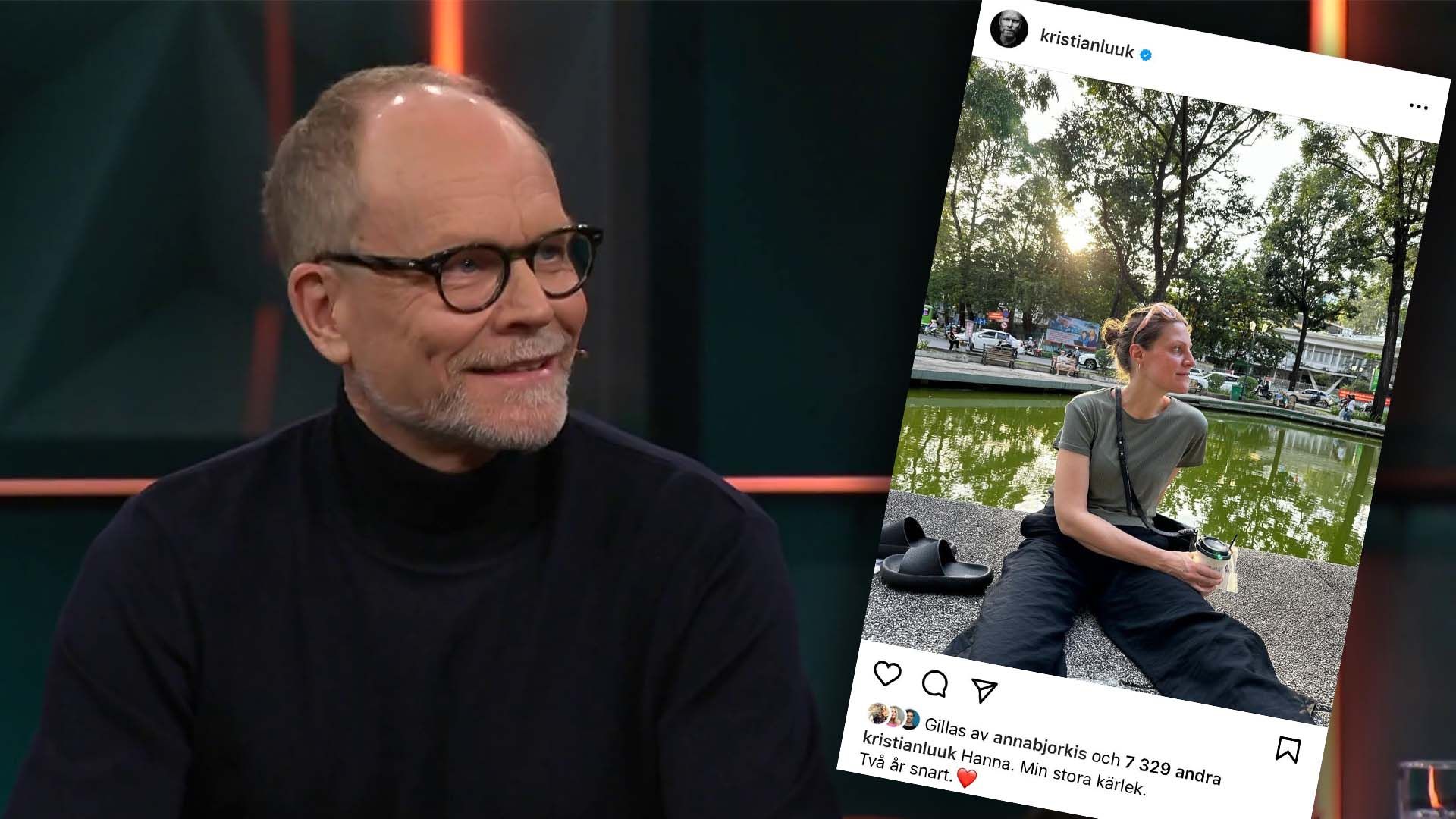 Kristian Luuk om nya kärleken: ”Är mysigt att vara kär”