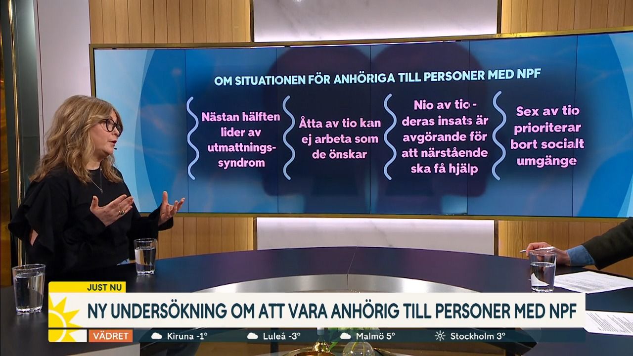 Varannan anhörig till person med NPF-diagnos har utmattni...