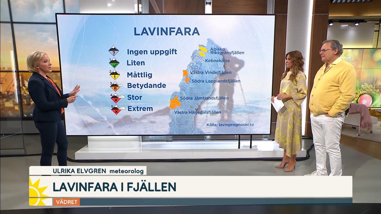 Påskvädret – här är det störst risk för laviner