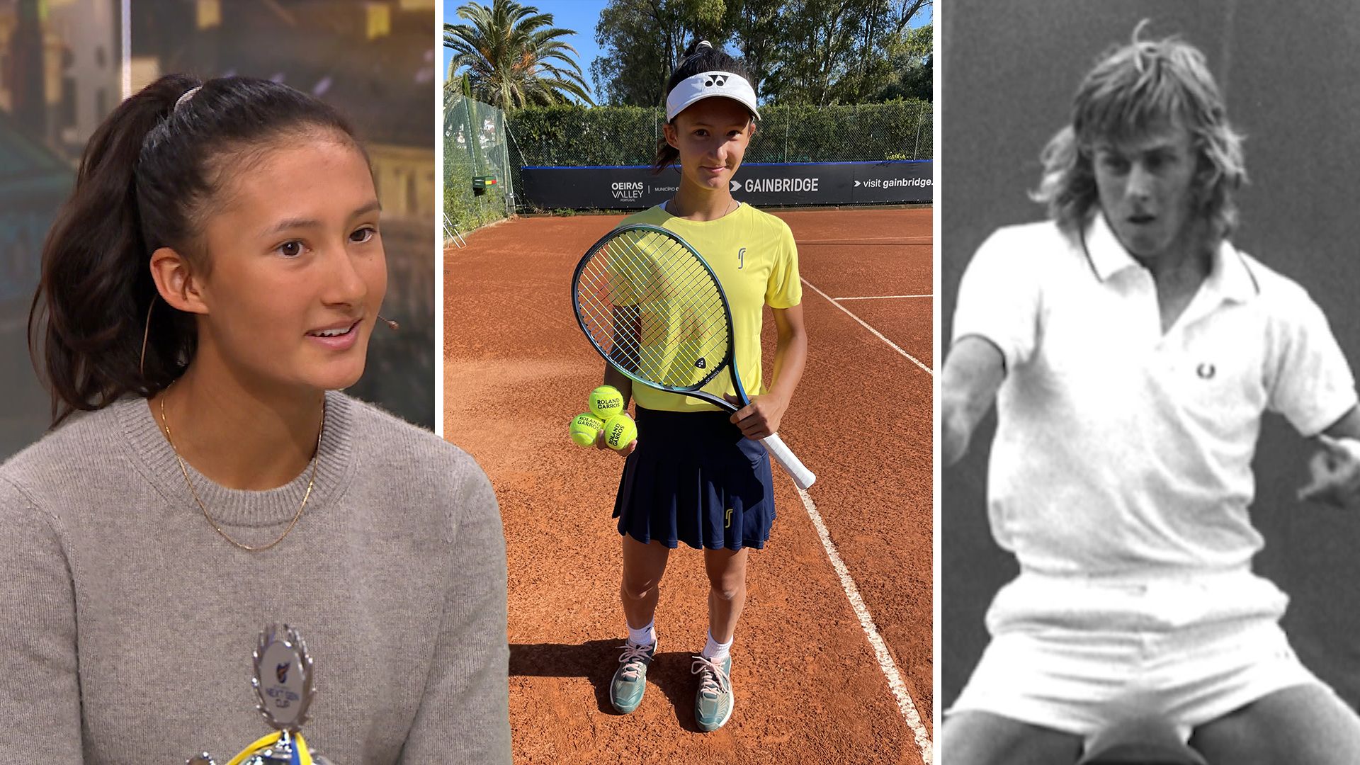 Lea Nilsson, 15, historisk – slår Björn Borgs rekord