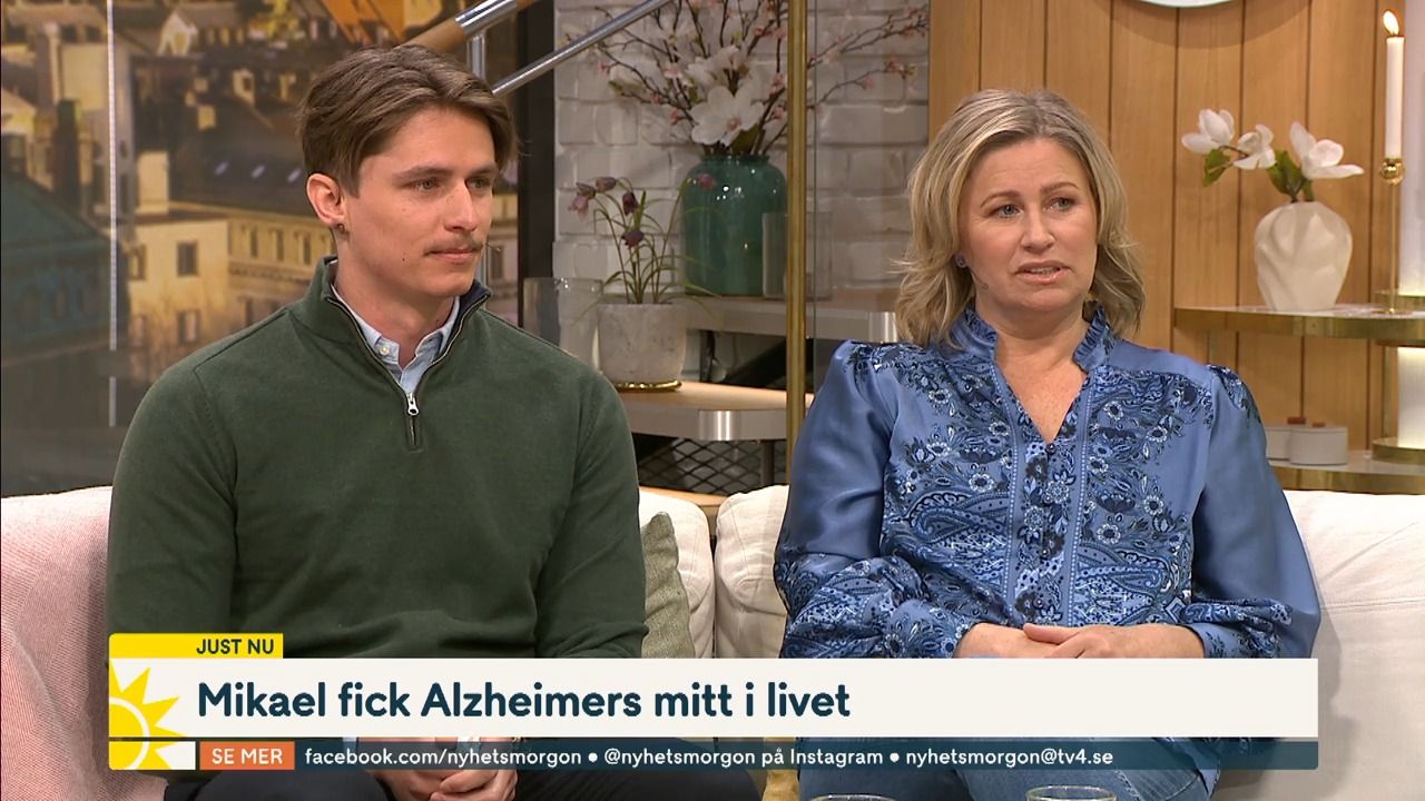 Mikael dog i Alzheimers – familjen har spridit kunskap om...