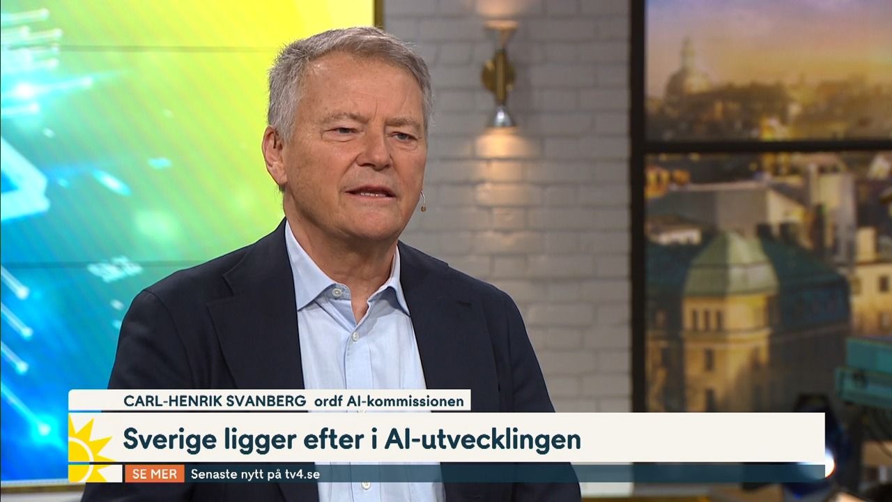Svanberg: ”AI kommer förändra samhället på samma sätt som...