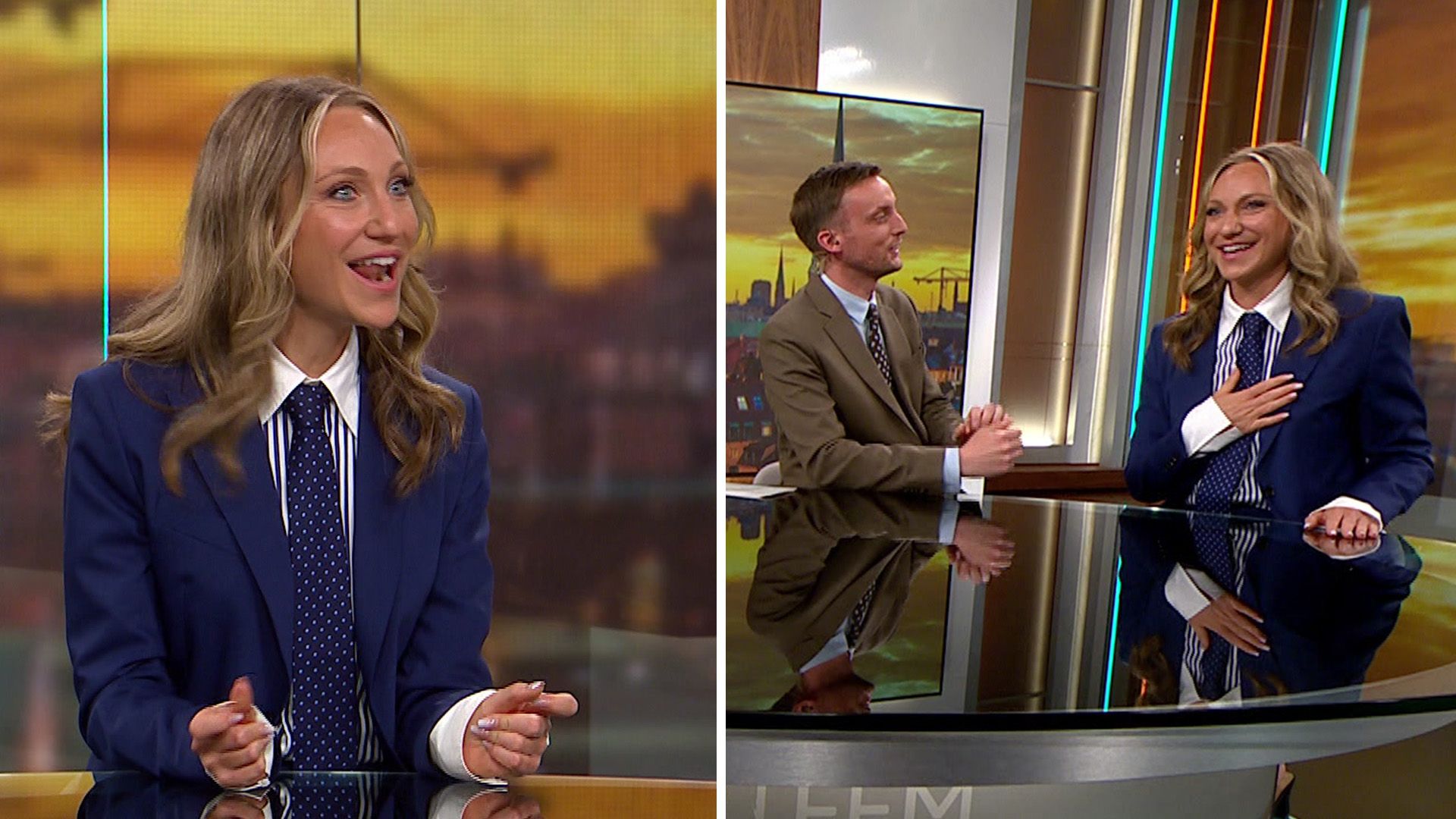 Här stämmer Alexandra upp i skönsång