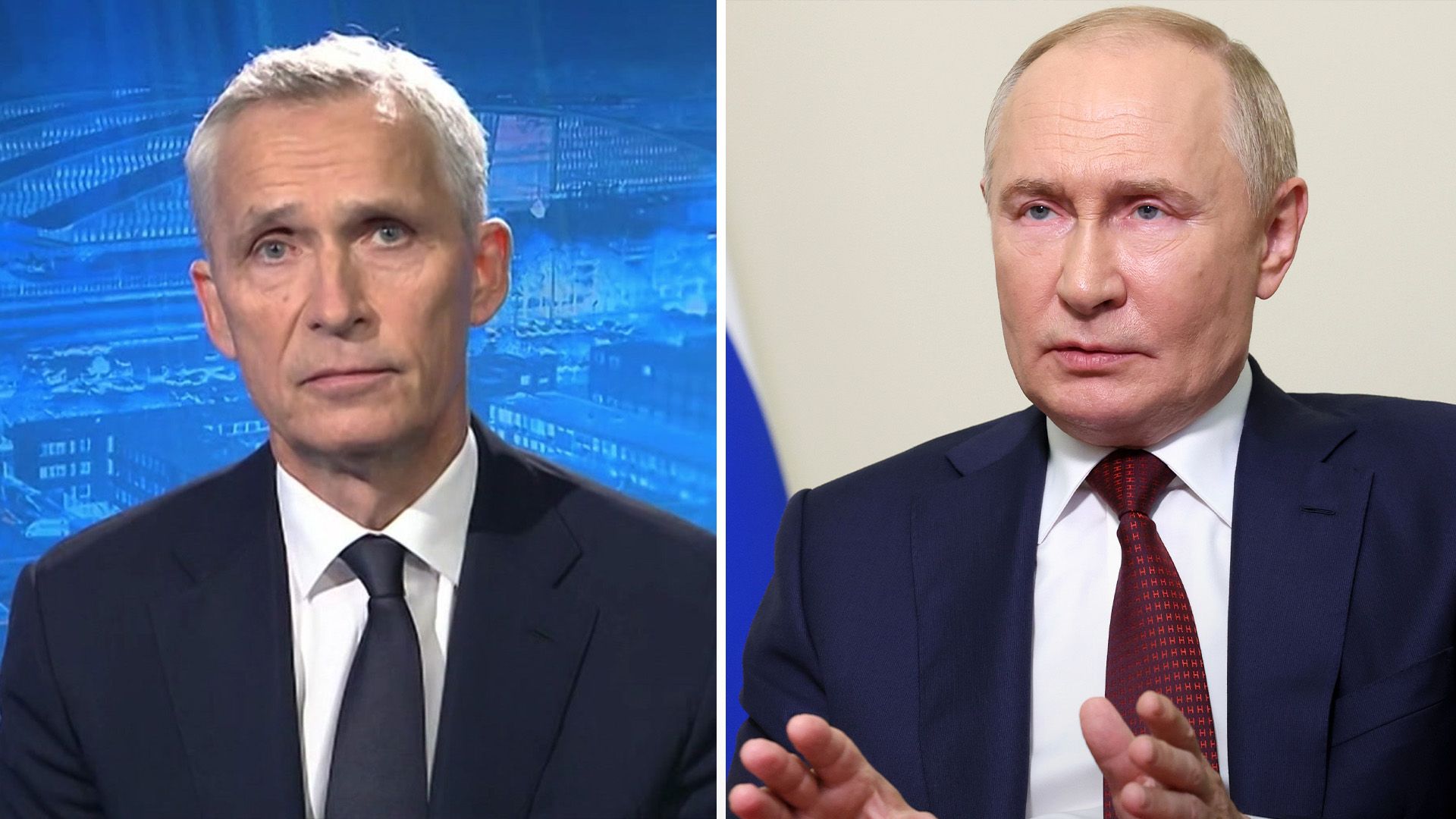 Stoltenberg: ”Det farligaste är om Putin vinner”