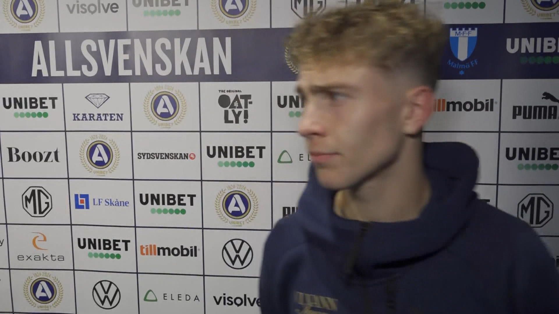 Malmös Hugo Bolin efter guldet - fotbollskanalen.se