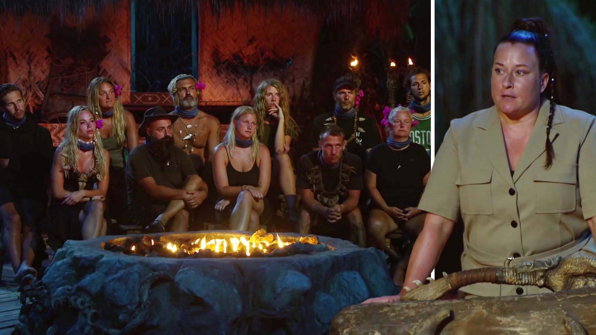 Elsa Gyll rörd till tårar – när hon röstas ut ur Robinson