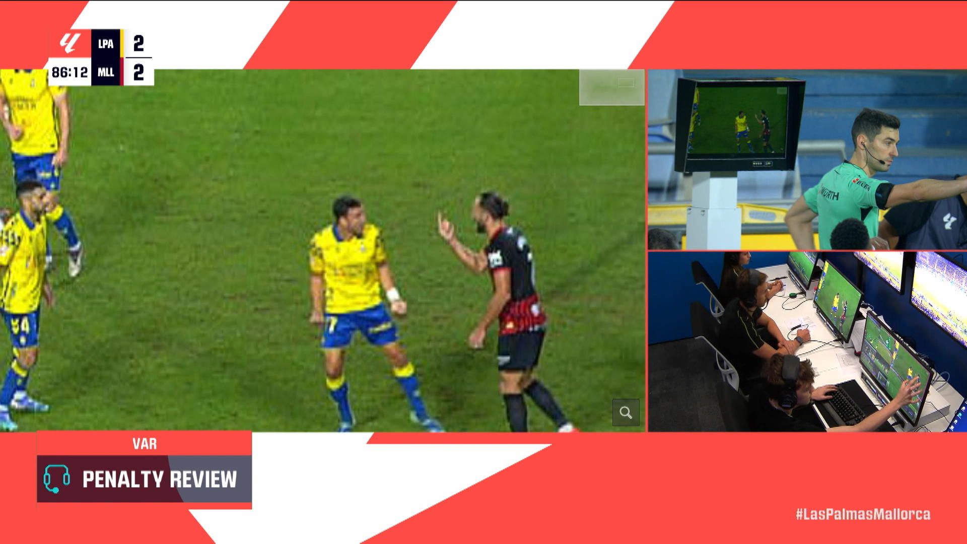 Bisarra scenerna i La Liga - pekar finger och får rött kort