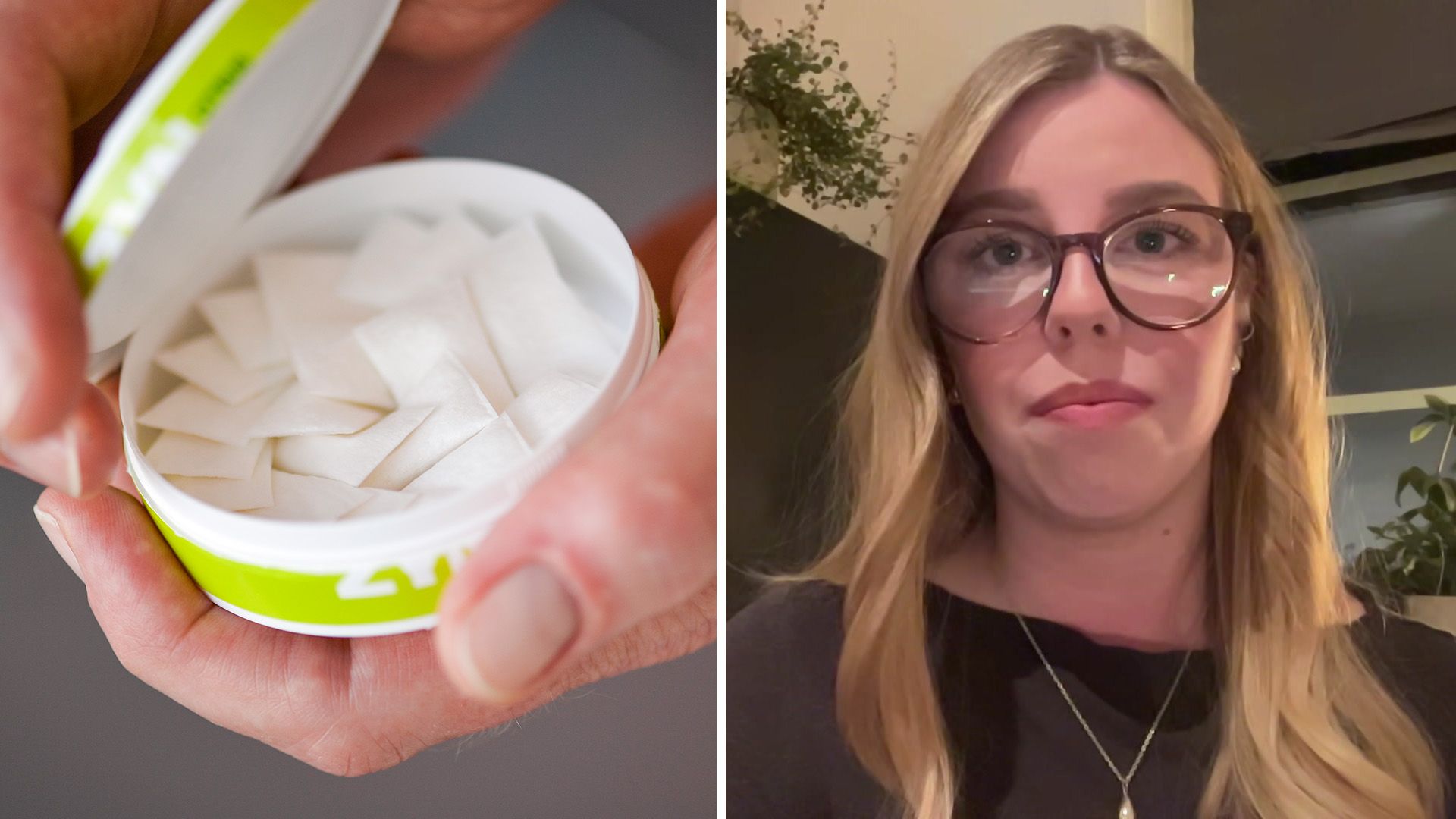 Sanna snusade en och en halv dosa om dagen: ”Gick åt myck...